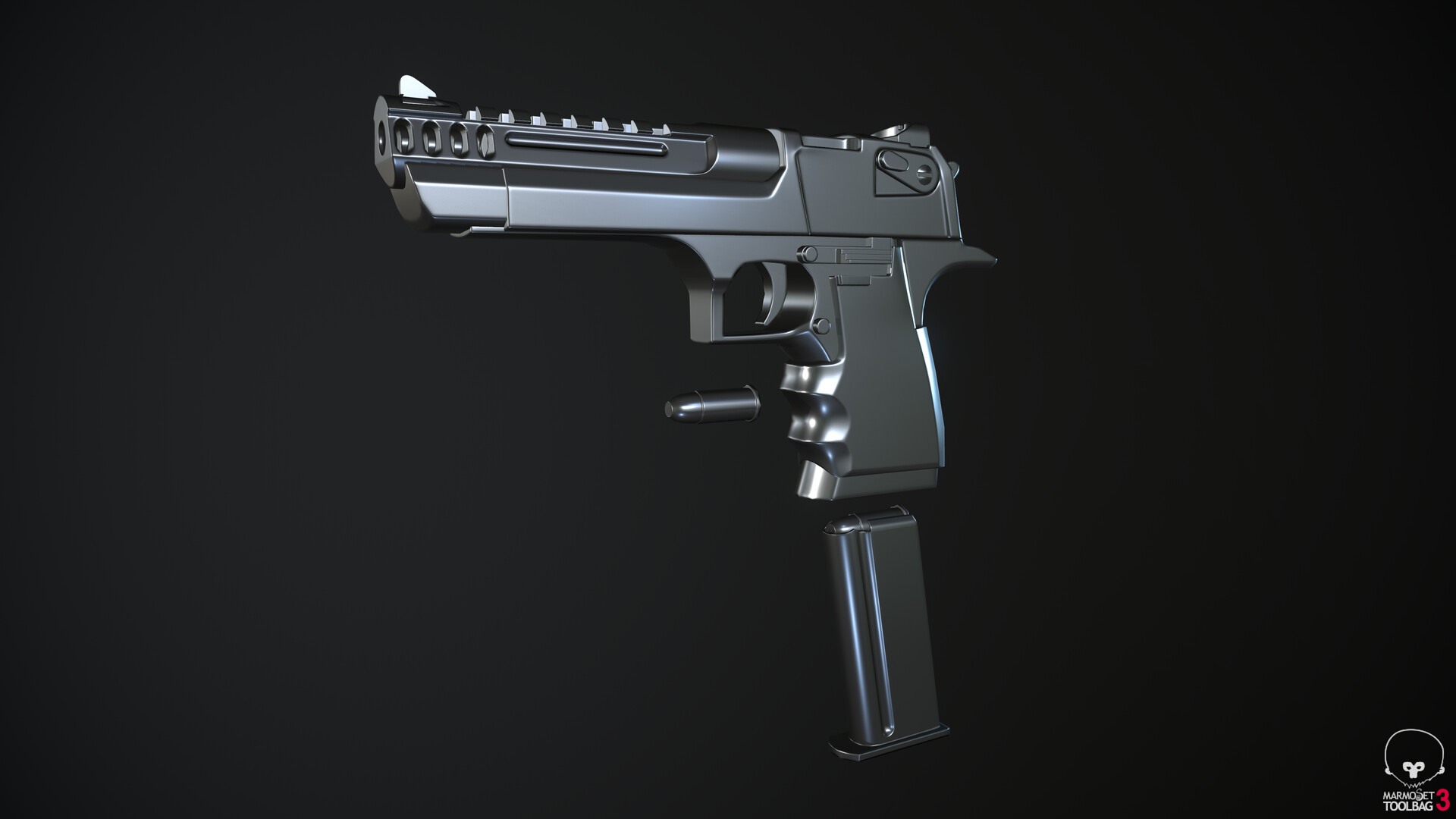 ArtStation - Deagle | Low Poly