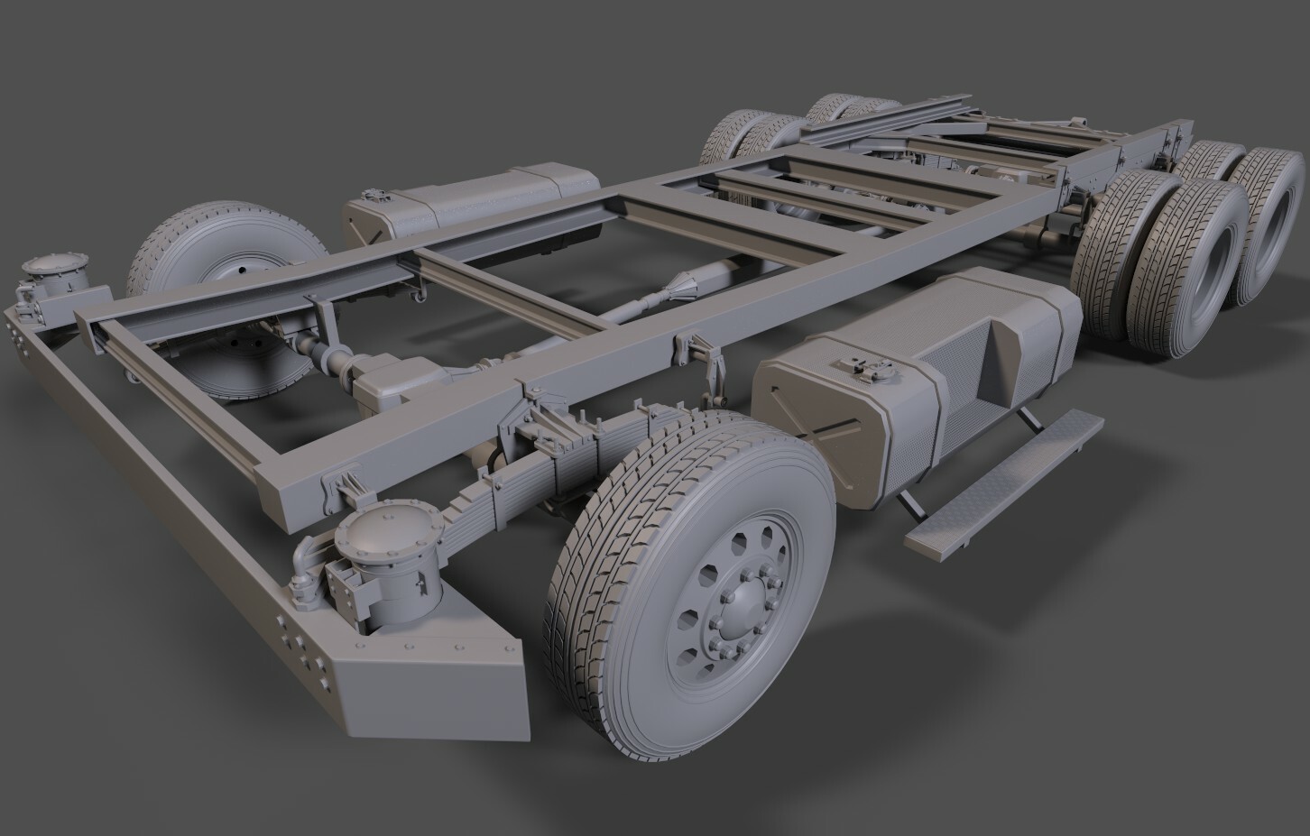 ArtStation - 1957 Diamond-T Wrecker Truck (Chassis)