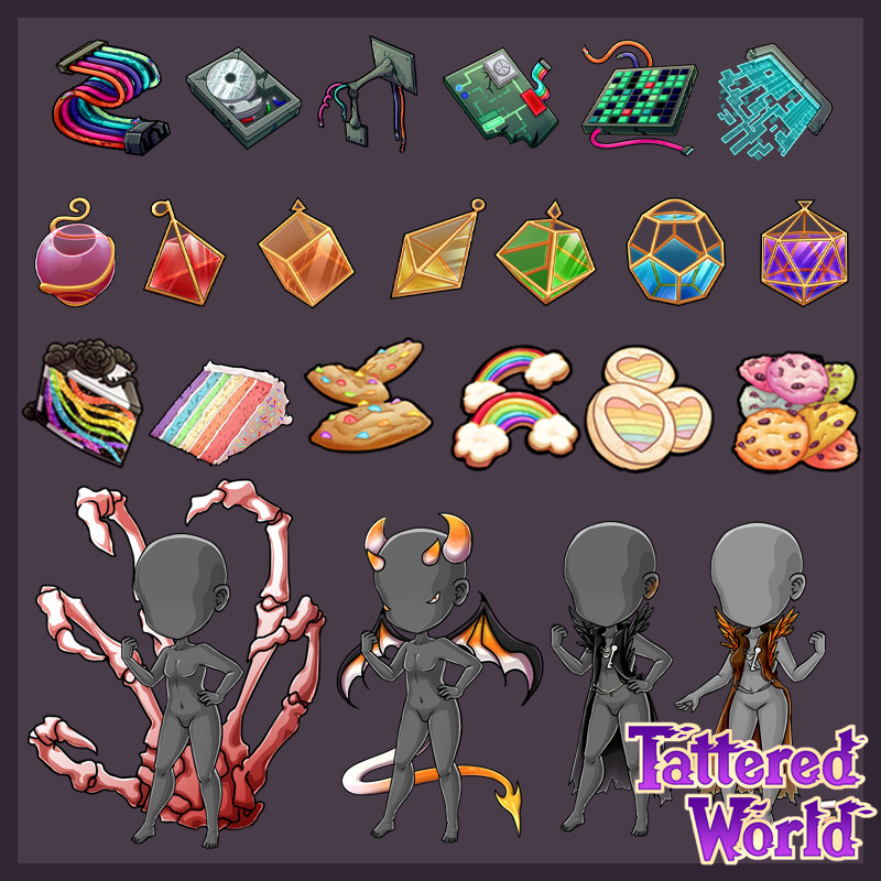ArtStation - 2018/2019 Tattered World Items
