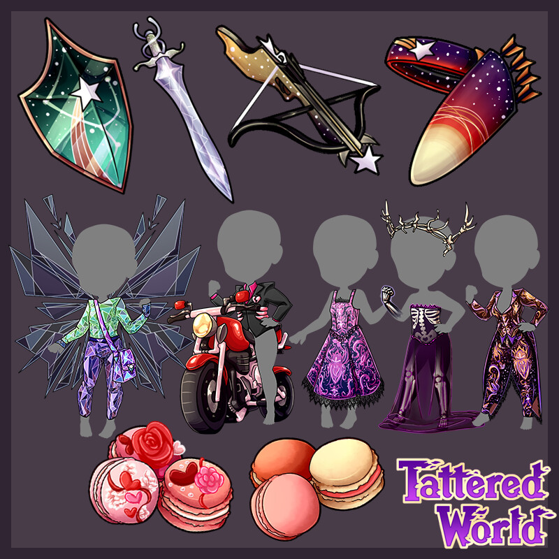 ArtStation - 2019 / 2020 Tattered World Items