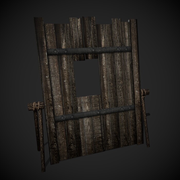 ArtStation - Wooden Barricades
