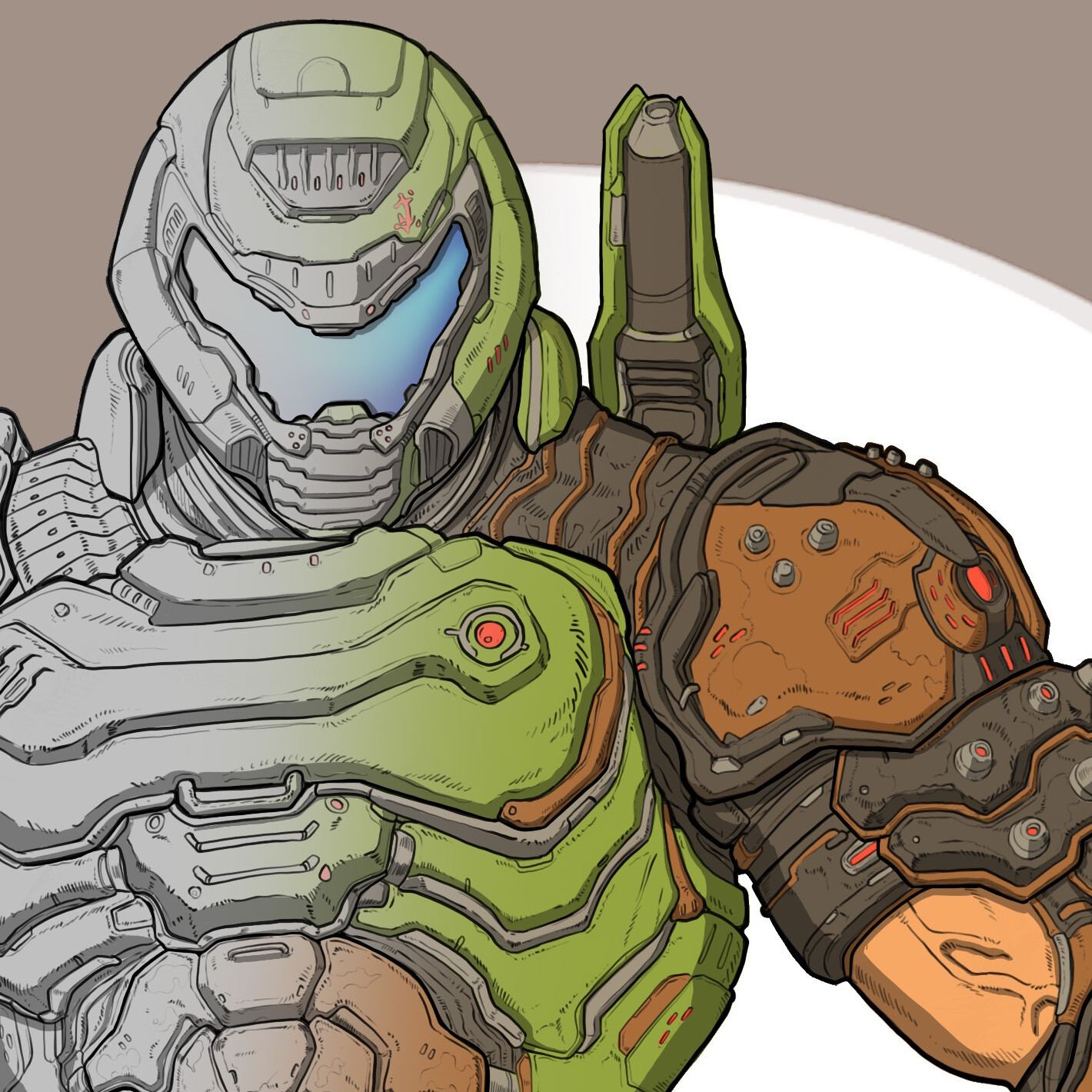 ArtStation - Doom Eternal Fan Art