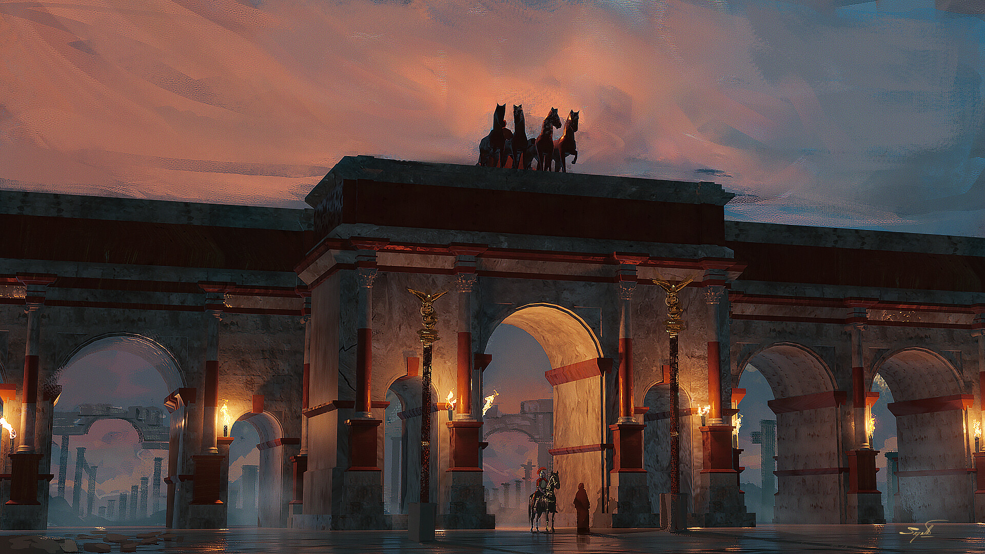 ArtStation - Architectural Landscape Study