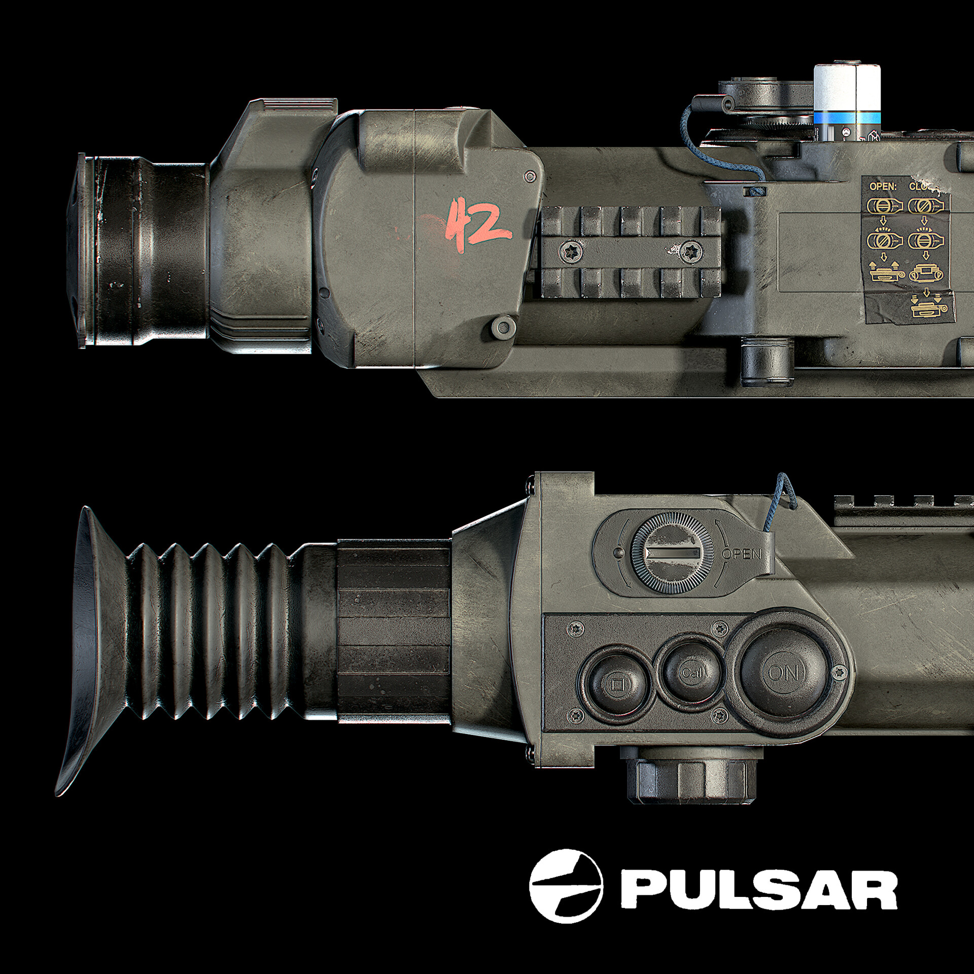 ArtStation - Pulsar Apex - Thermal Scope