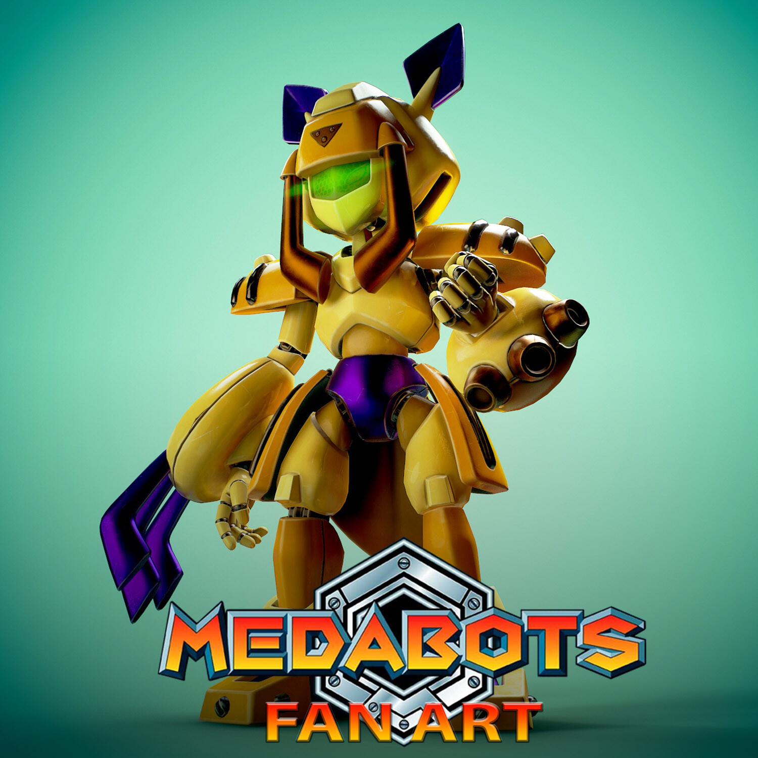 ArtStation - Sumilidon - Medabots Fan Art