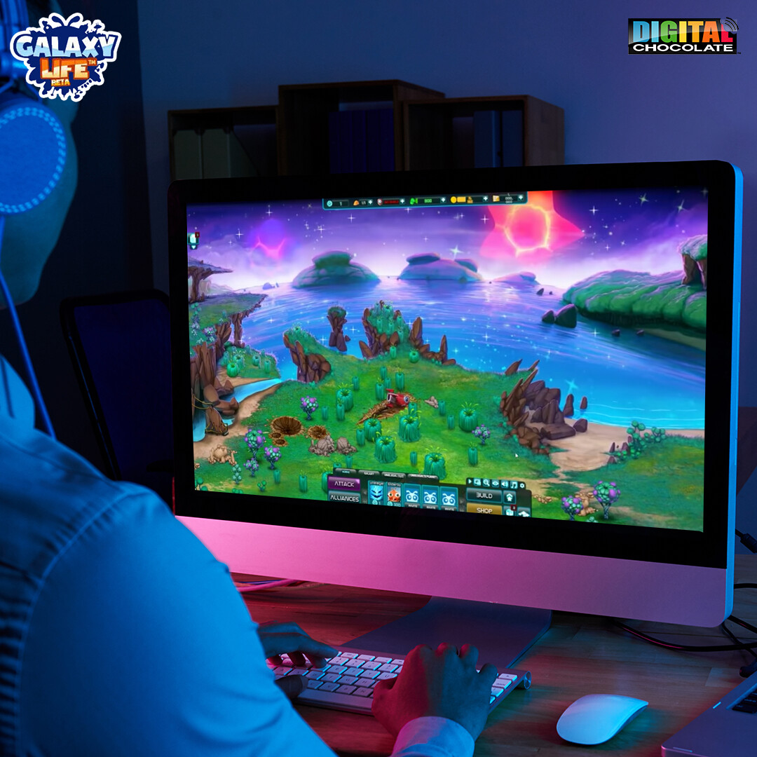 ArtStation - Gakaxy llfe: UI and 2d