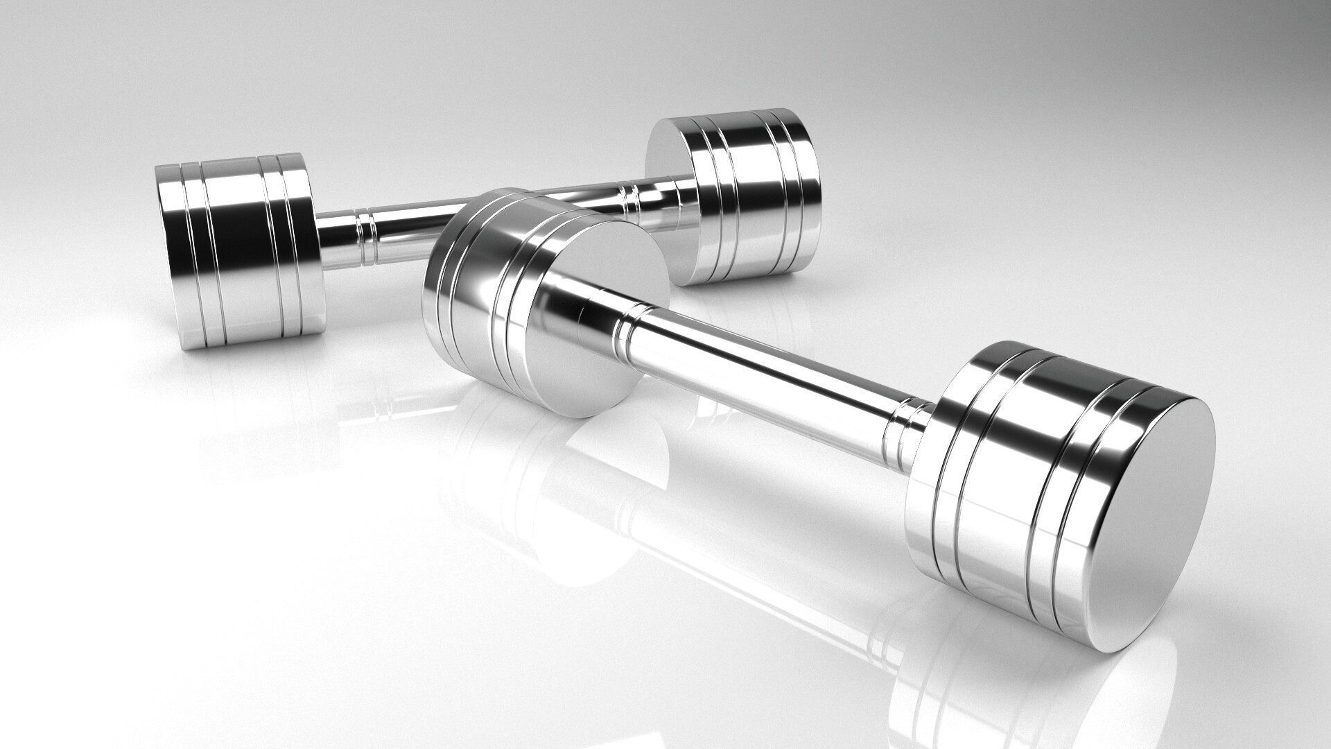 ArtStation - Steel dumbble modeling in autodesk Maya Texture, meterials ...