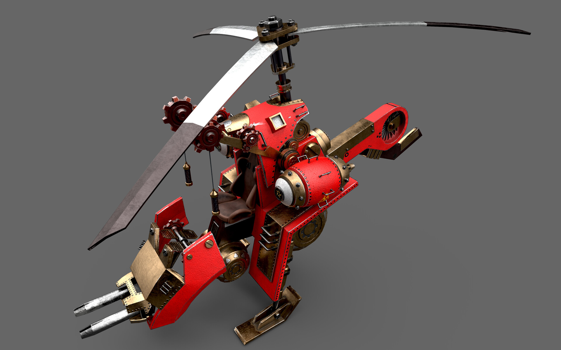 ArtStation - Sci-Fi Helicopter