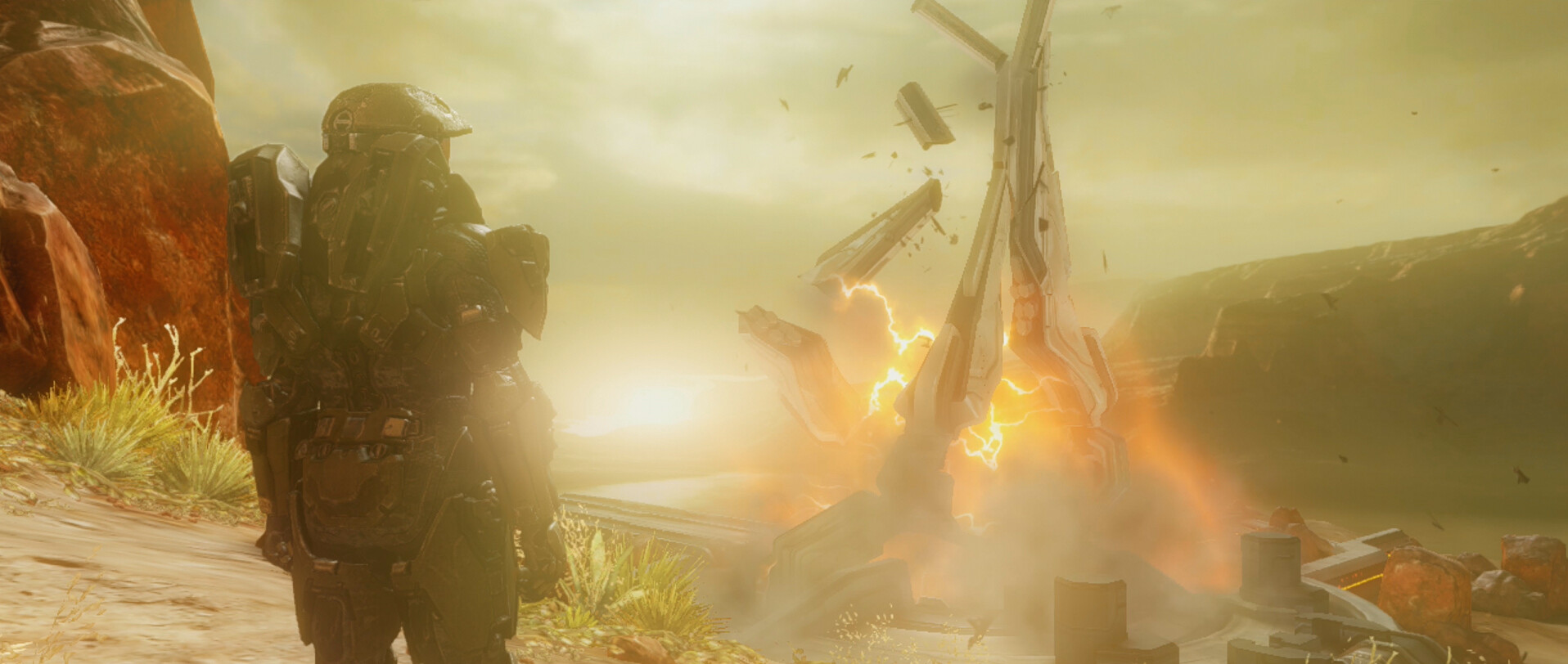 ArtStation - Halo 4 - Forerunner Gravity Well Destruction