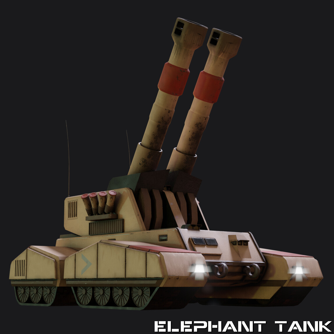 ArtStation - Elephant Tank