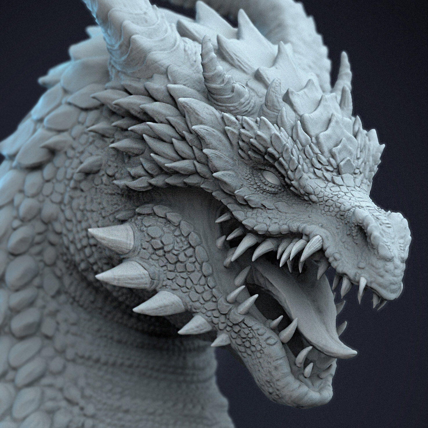 ArtStation - Dragon Bust