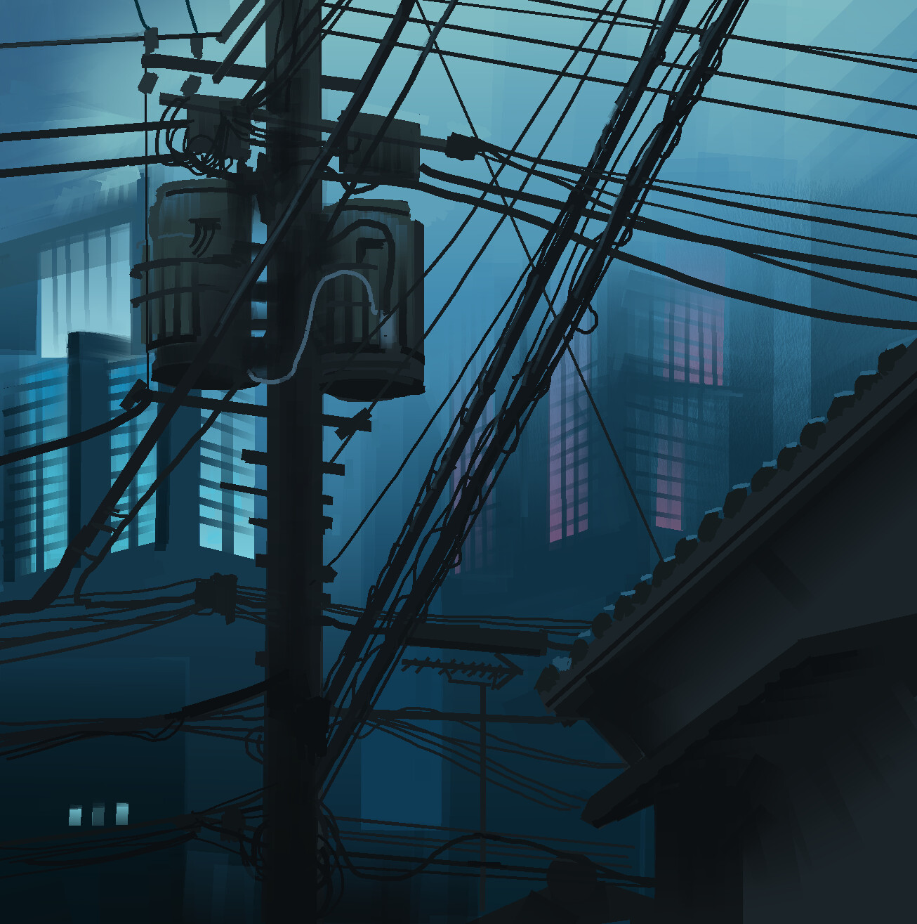 ArtStation - HeavyPaint: Cyberpunk paints pt. 1