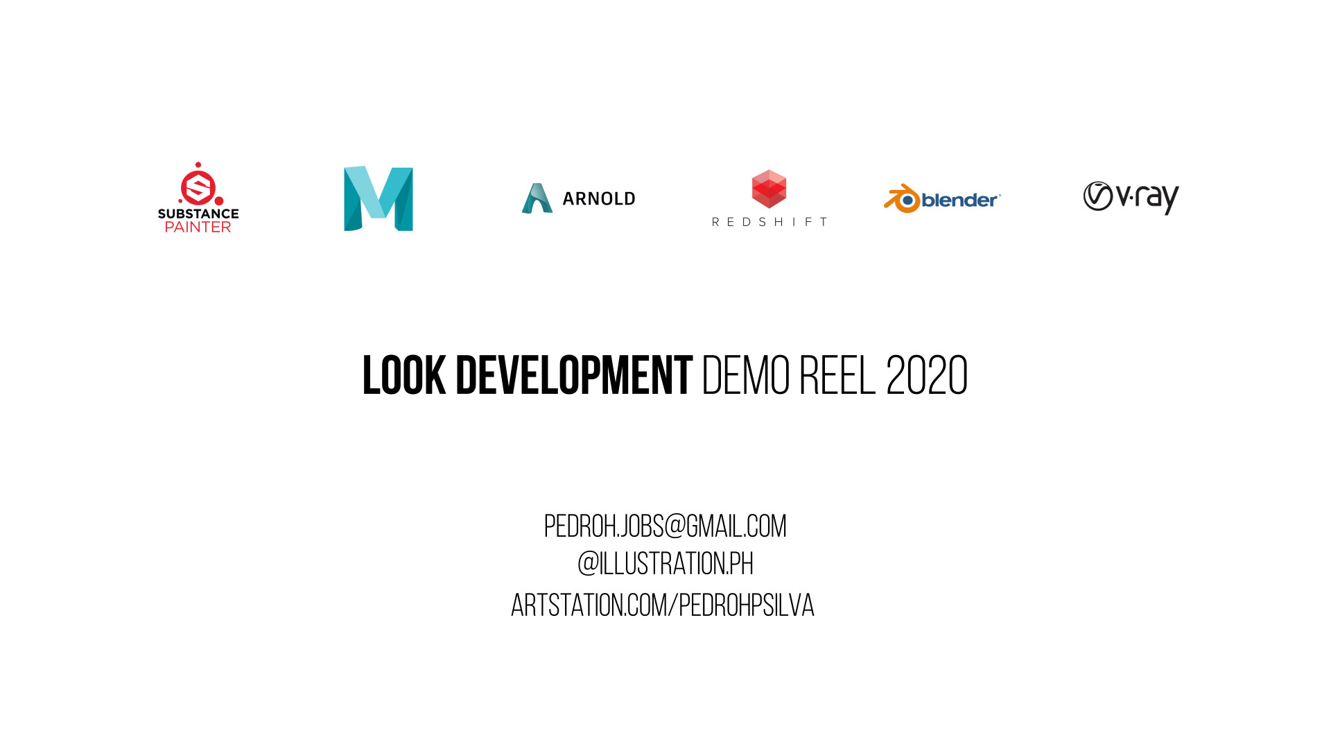 ArtStation - Look Development Demo Reel 2020
