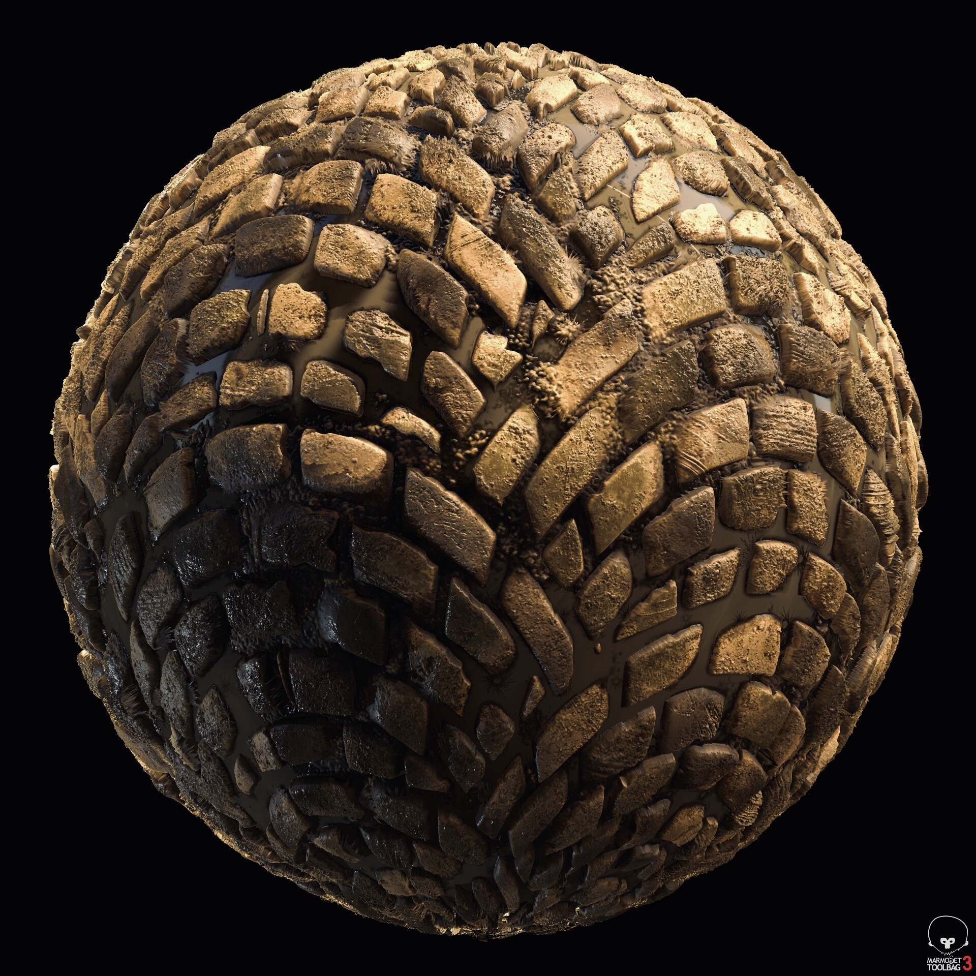 ArtStation - Muddy Cobblestone Path, Parker Miltsch