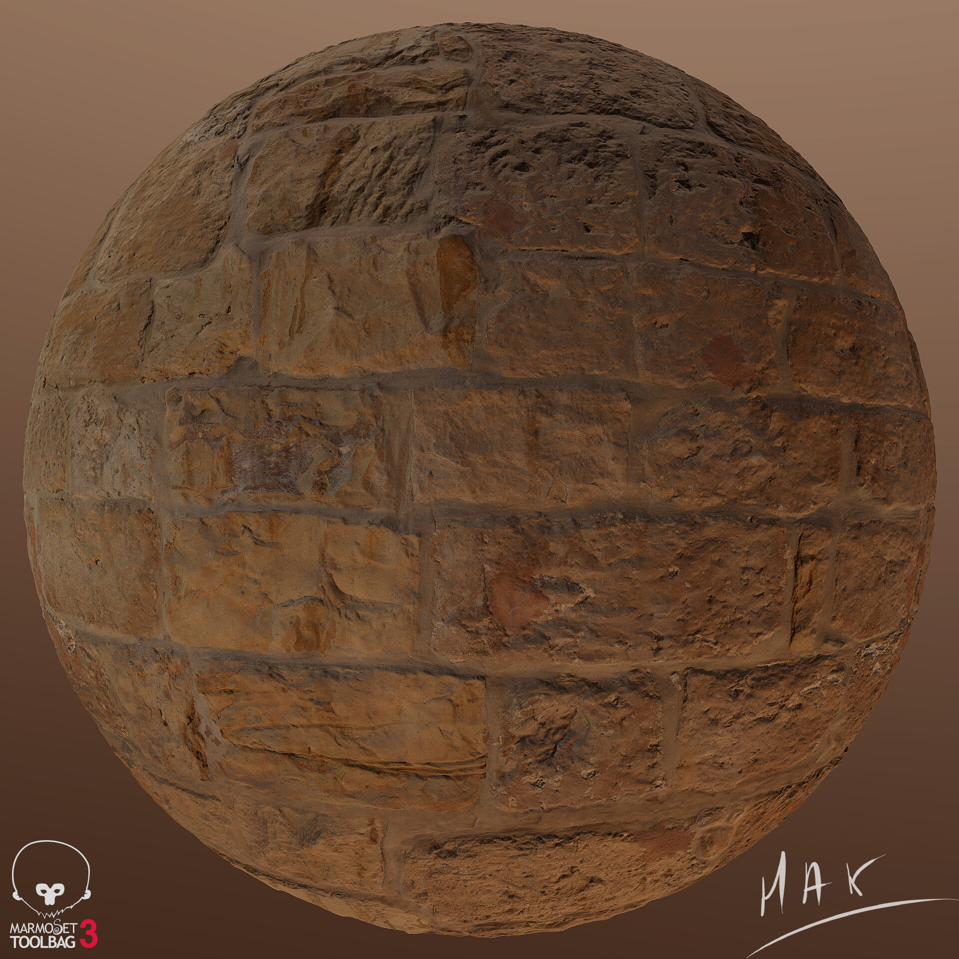 MAKRAM DAOU - Stone Wall - Photogrammetry based Environment Material