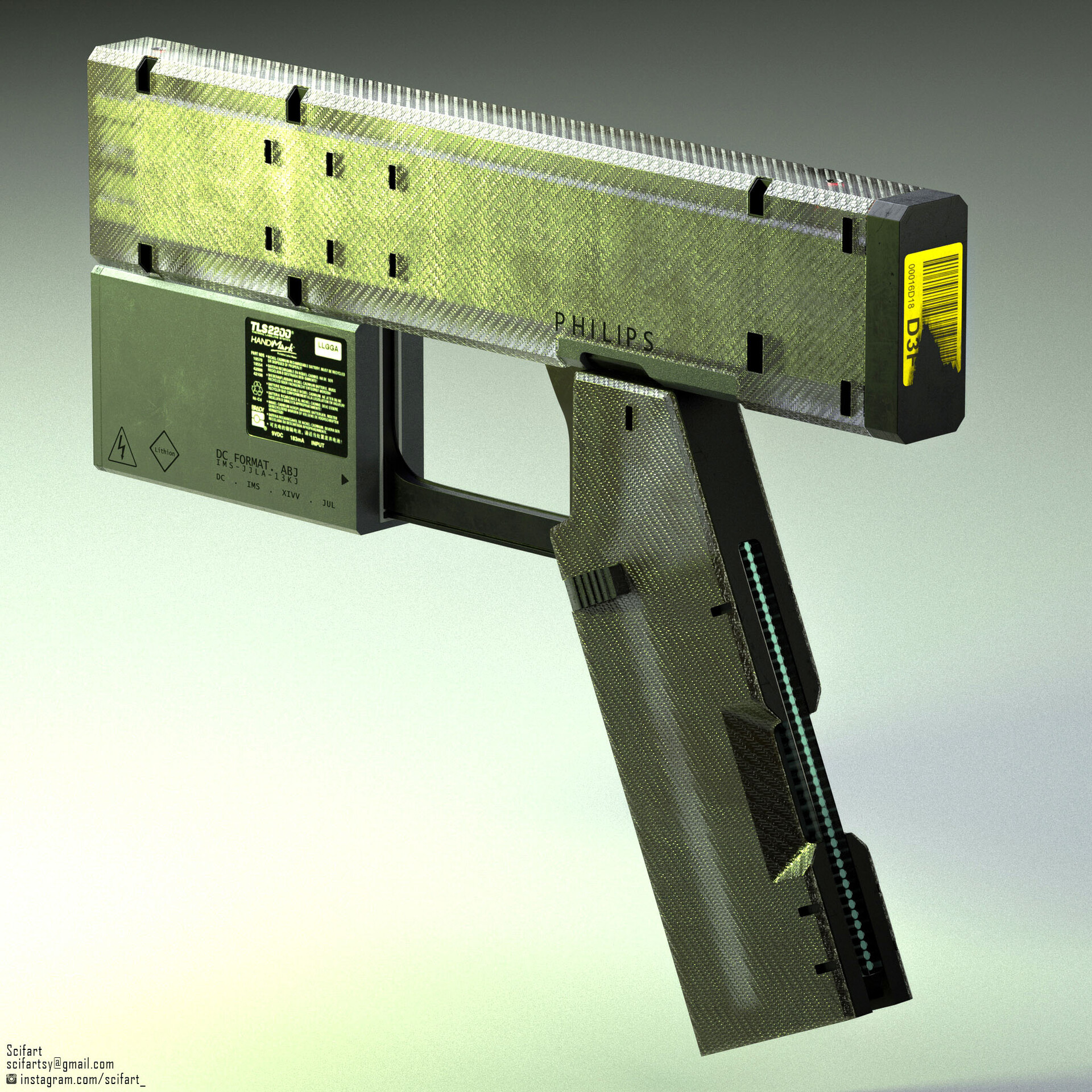 ArtStation - Handgun [ foldable ]