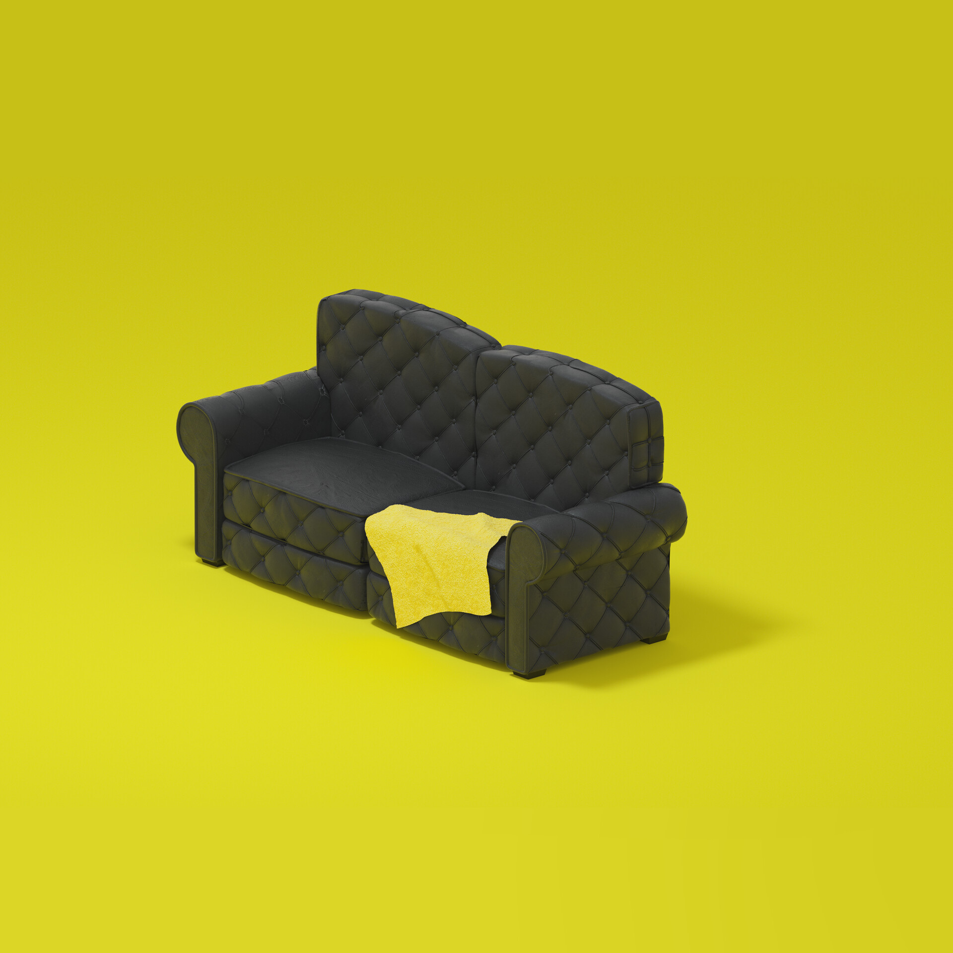 ArtStation - Isometric Sofa 3D Render