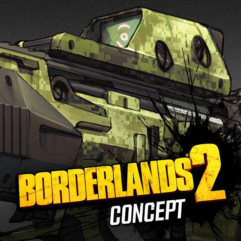 ArtStation - Borderlands 2: Dahl Weapons