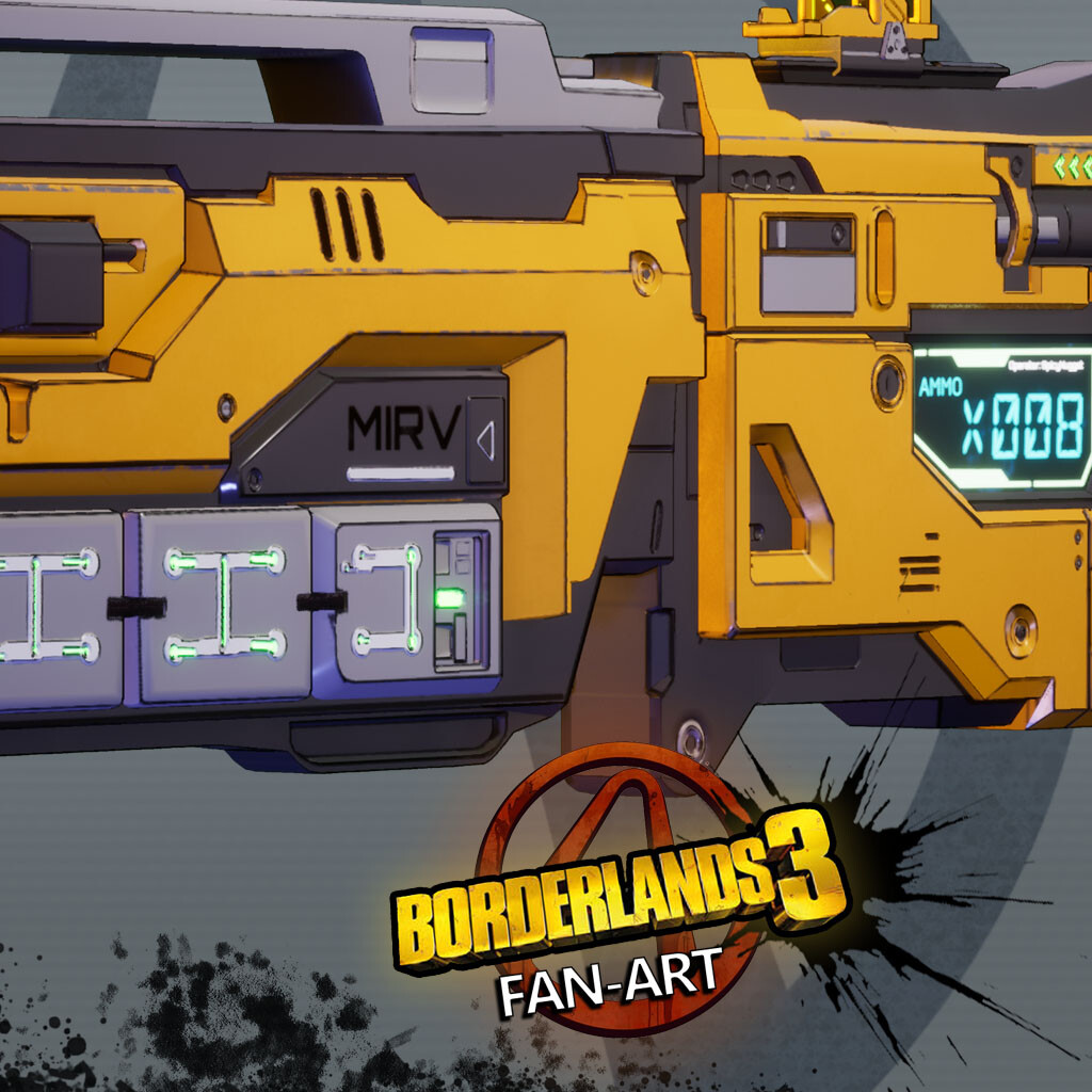 ArtStation - Borderlands 3 MIRV Shotgun