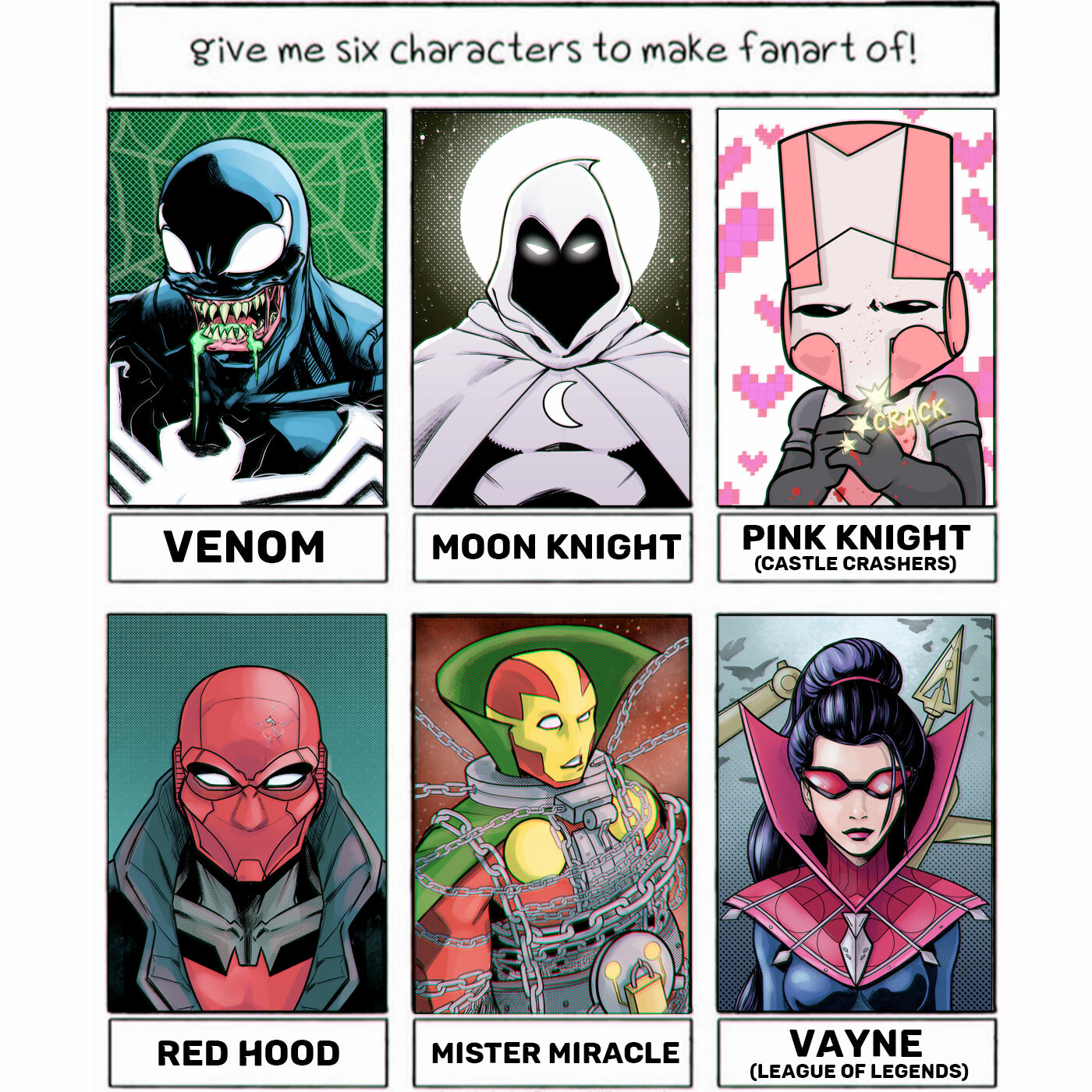 ArtStation - 6 Fan Arts Challenge