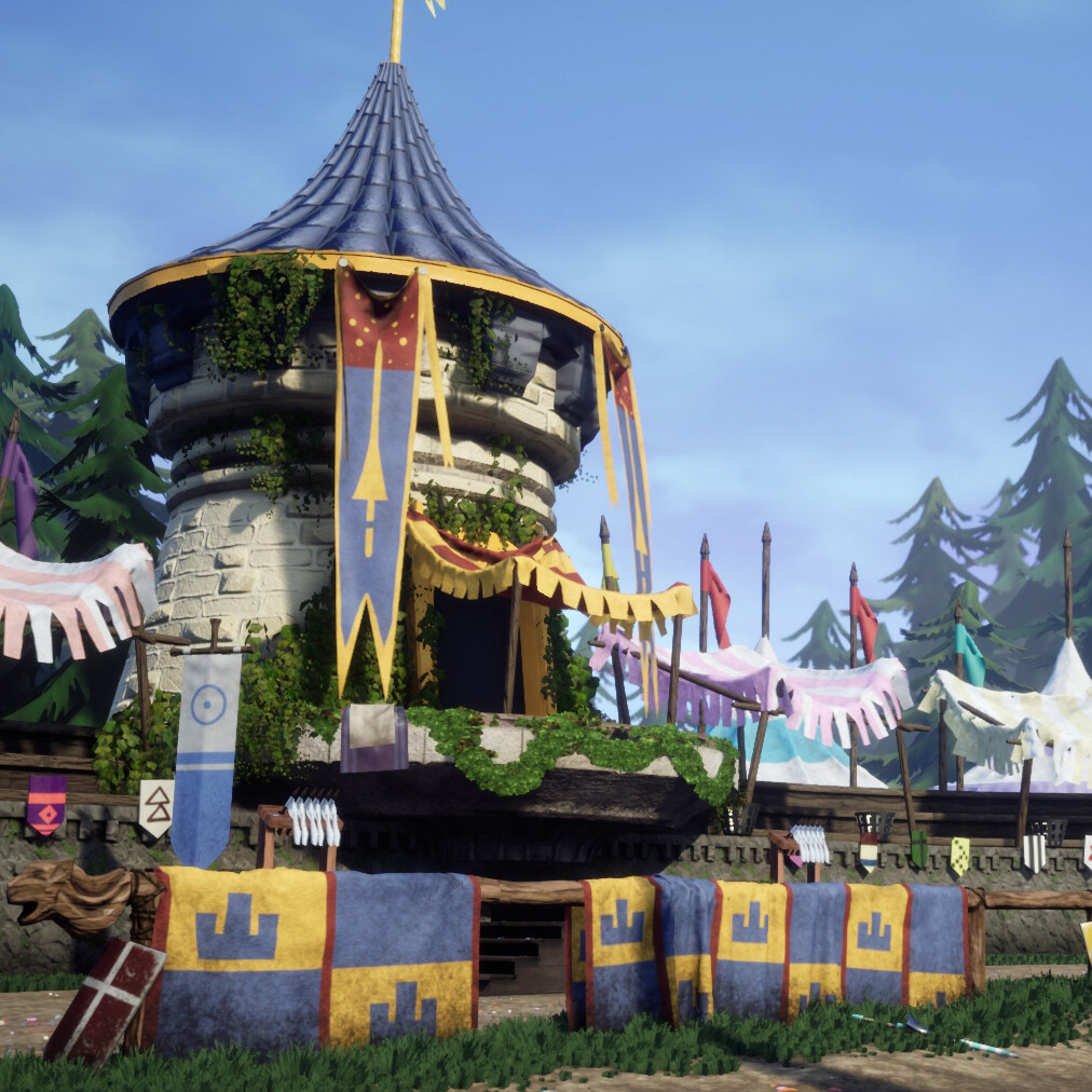 ArtStation - Jousting Arena