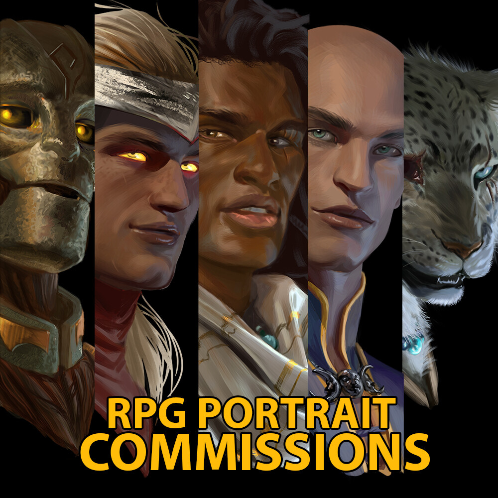 ArtStation - RPG Portrait commissions