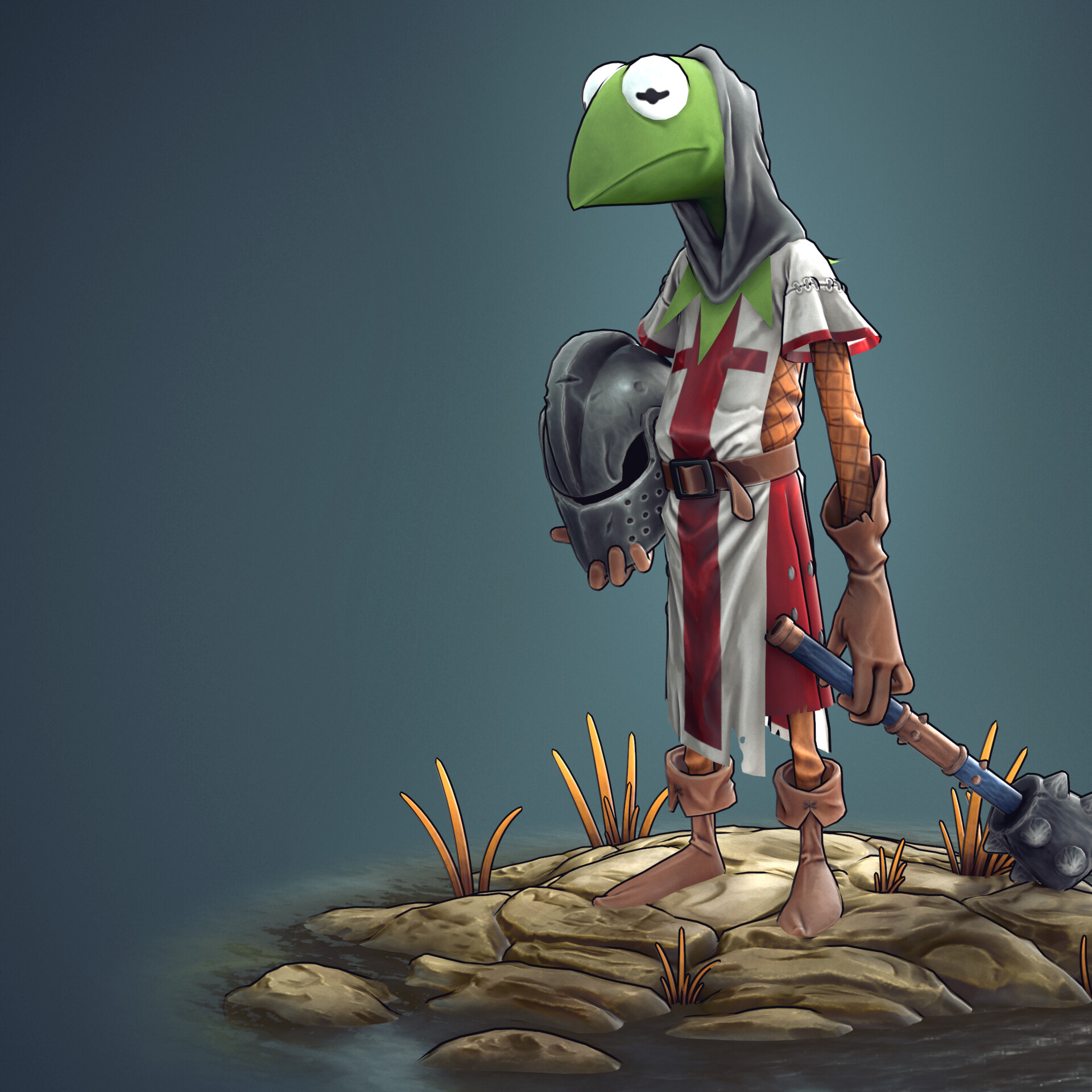 ArtStation - Kermit knight