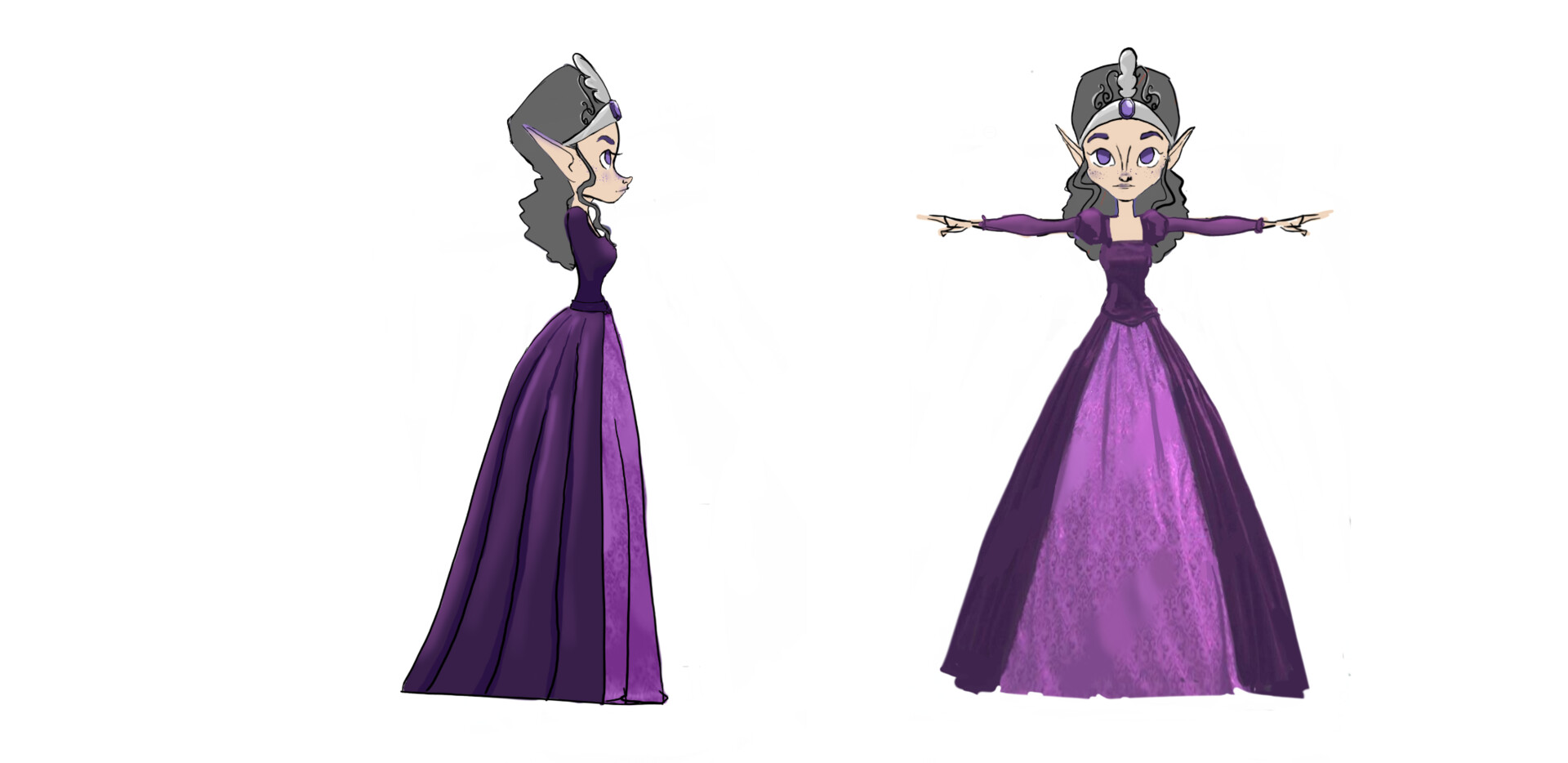 ArtStation - Kingdom of Oya character - Queen