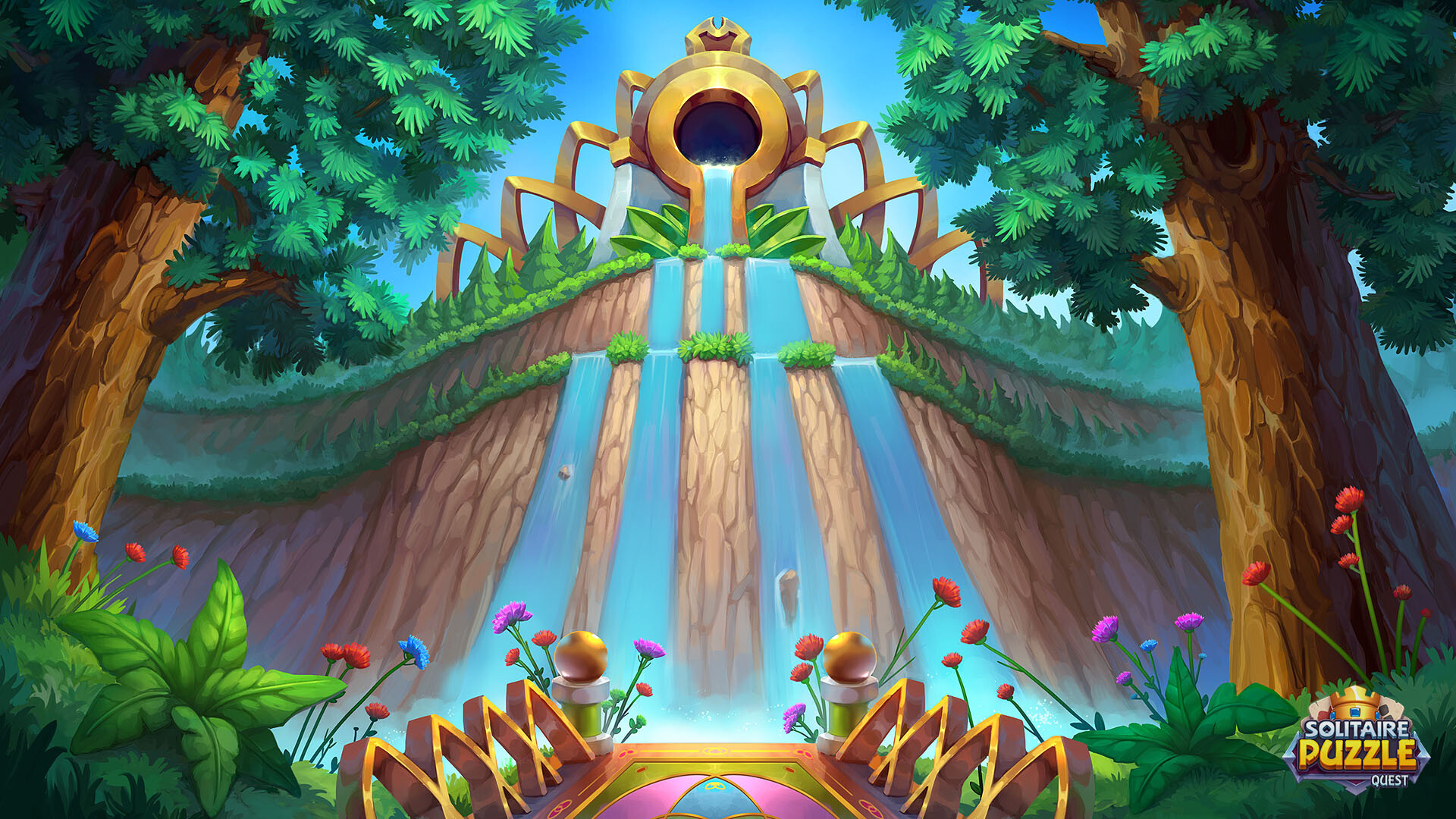 ArtStation - Backgrounds for the Solitaire game