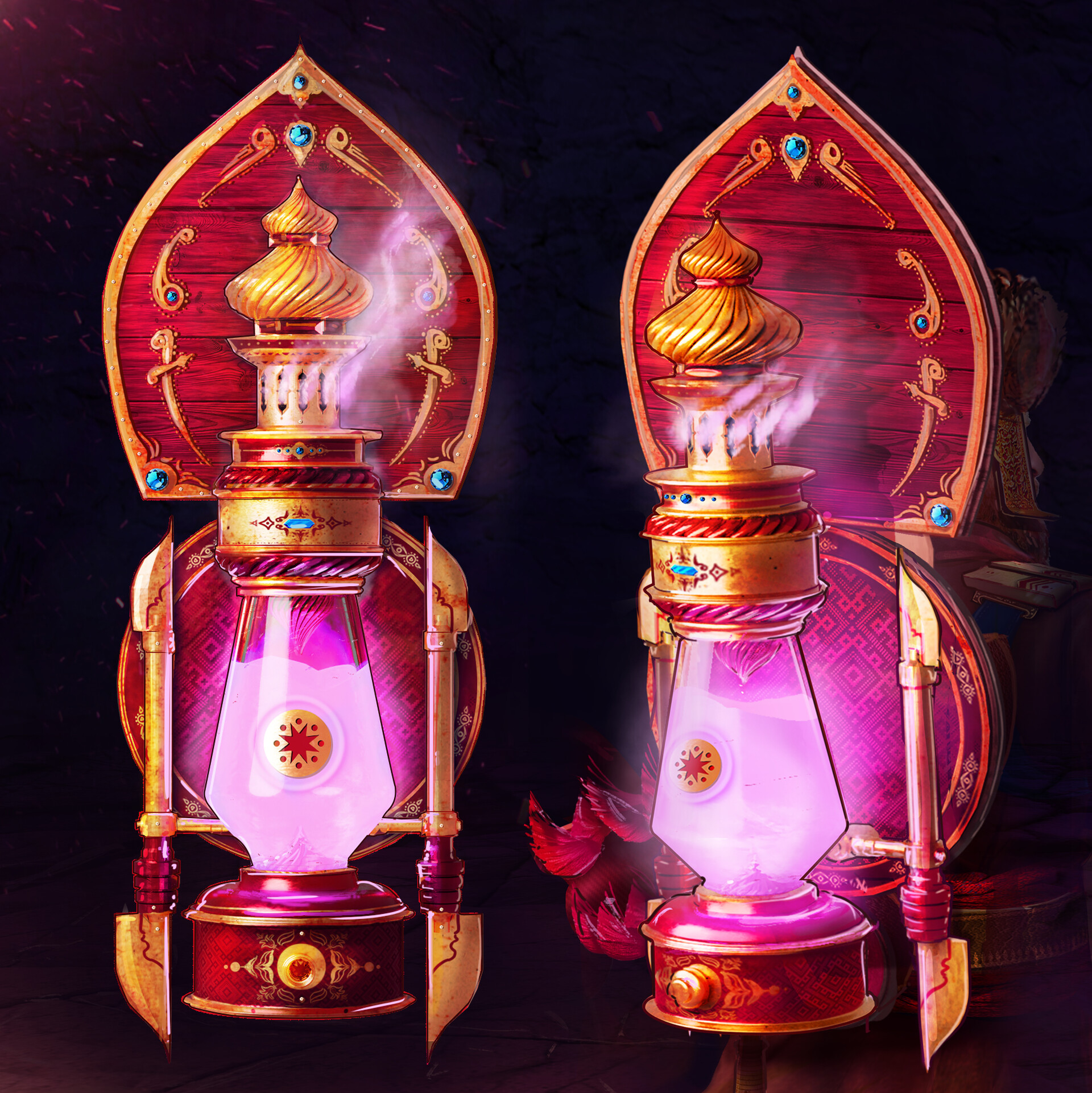 ArtStation - PROP_Flamethrower_Mughal India and Slavic inspired ...