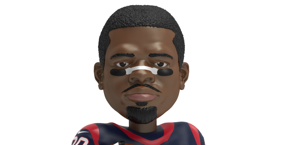 ArtStation - Houston Texans Stylized Andre Johnson Giant Bobblehead
