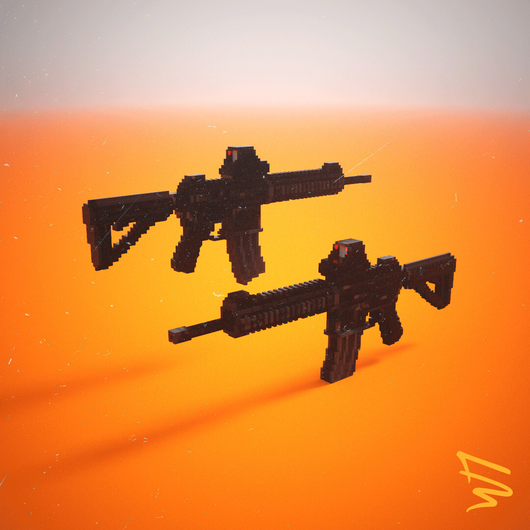 ArtStation - Pixel Rifle