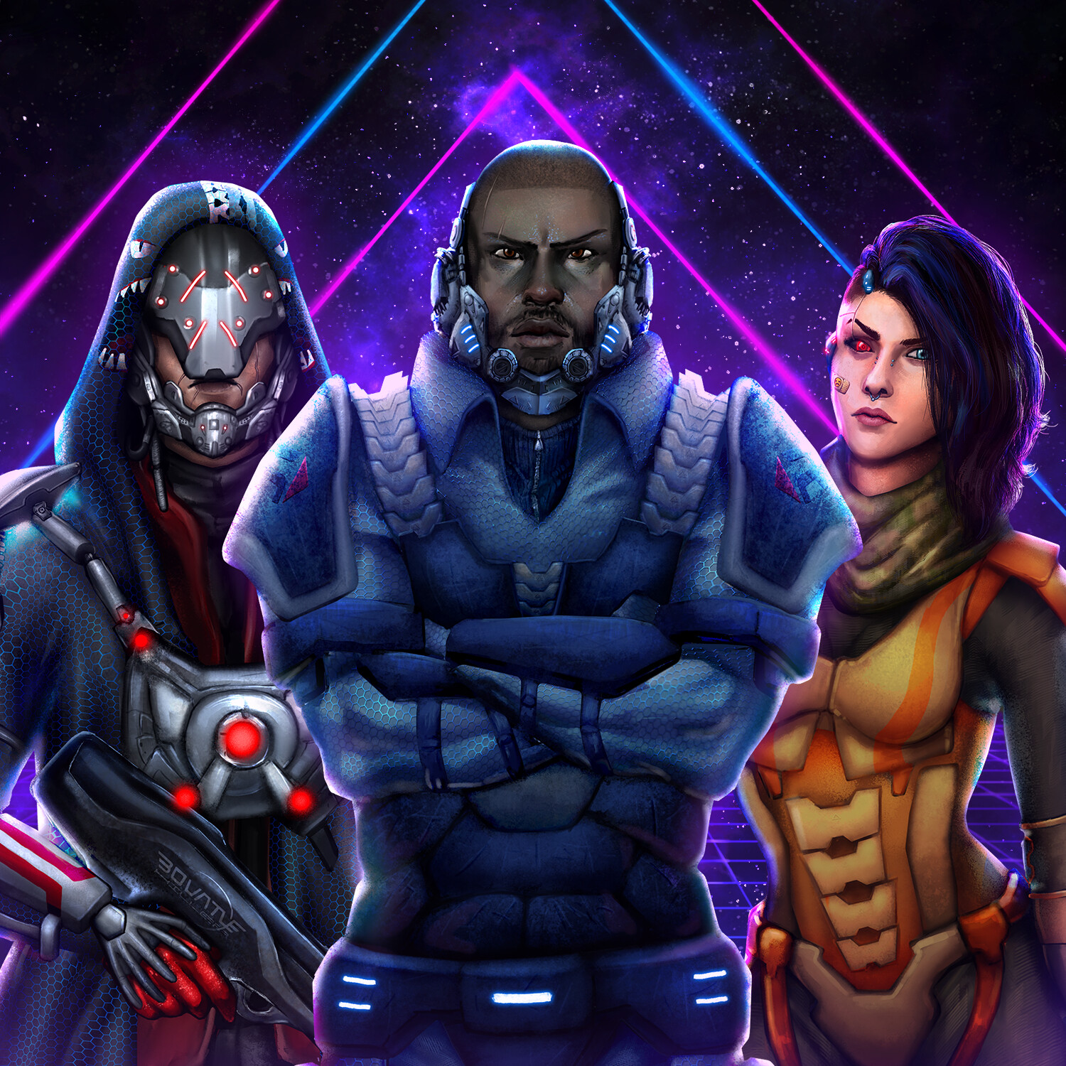 ArtStation - Phobos vector prime characters