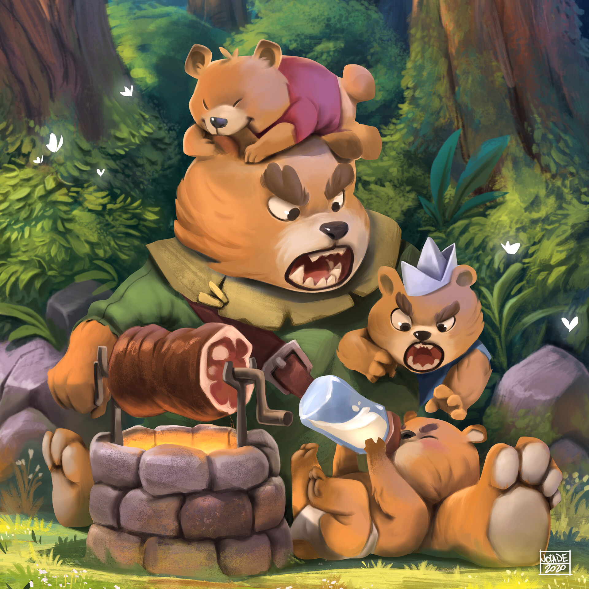 ArtStation - Bear and sons