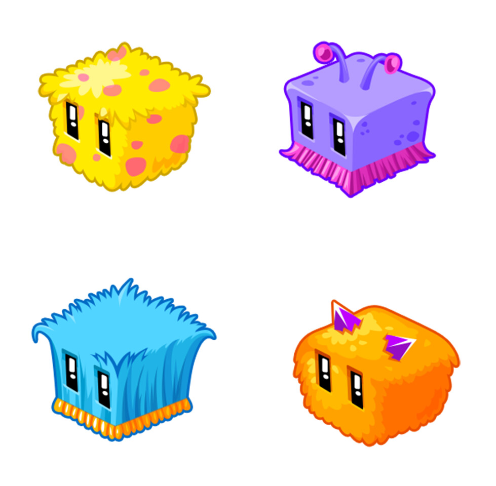 ArtStation - Cube Monsters