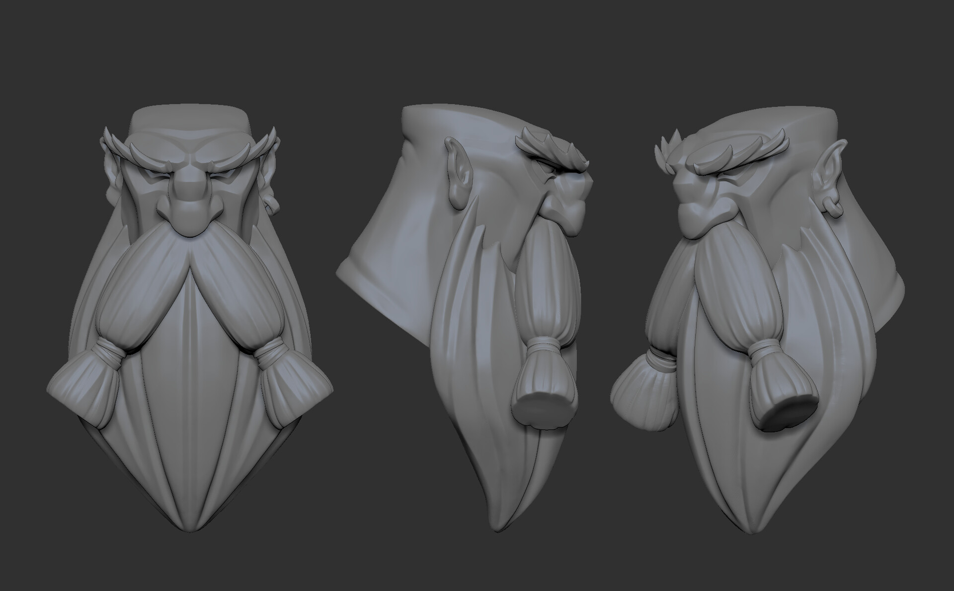 ArtStation - Head sculpting : Dwarf