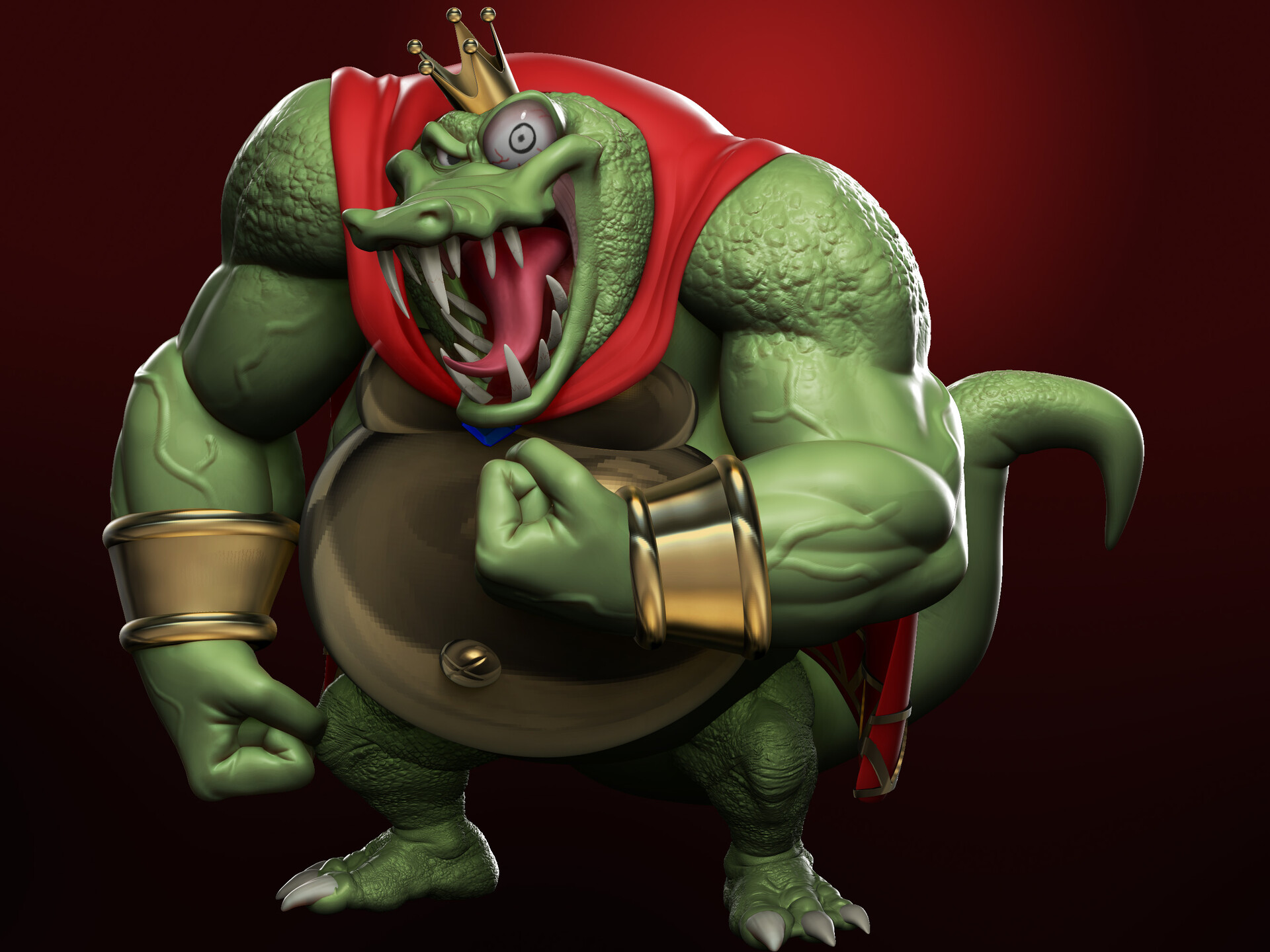 ArtStation - King K. Rool (#SixFanarts)
