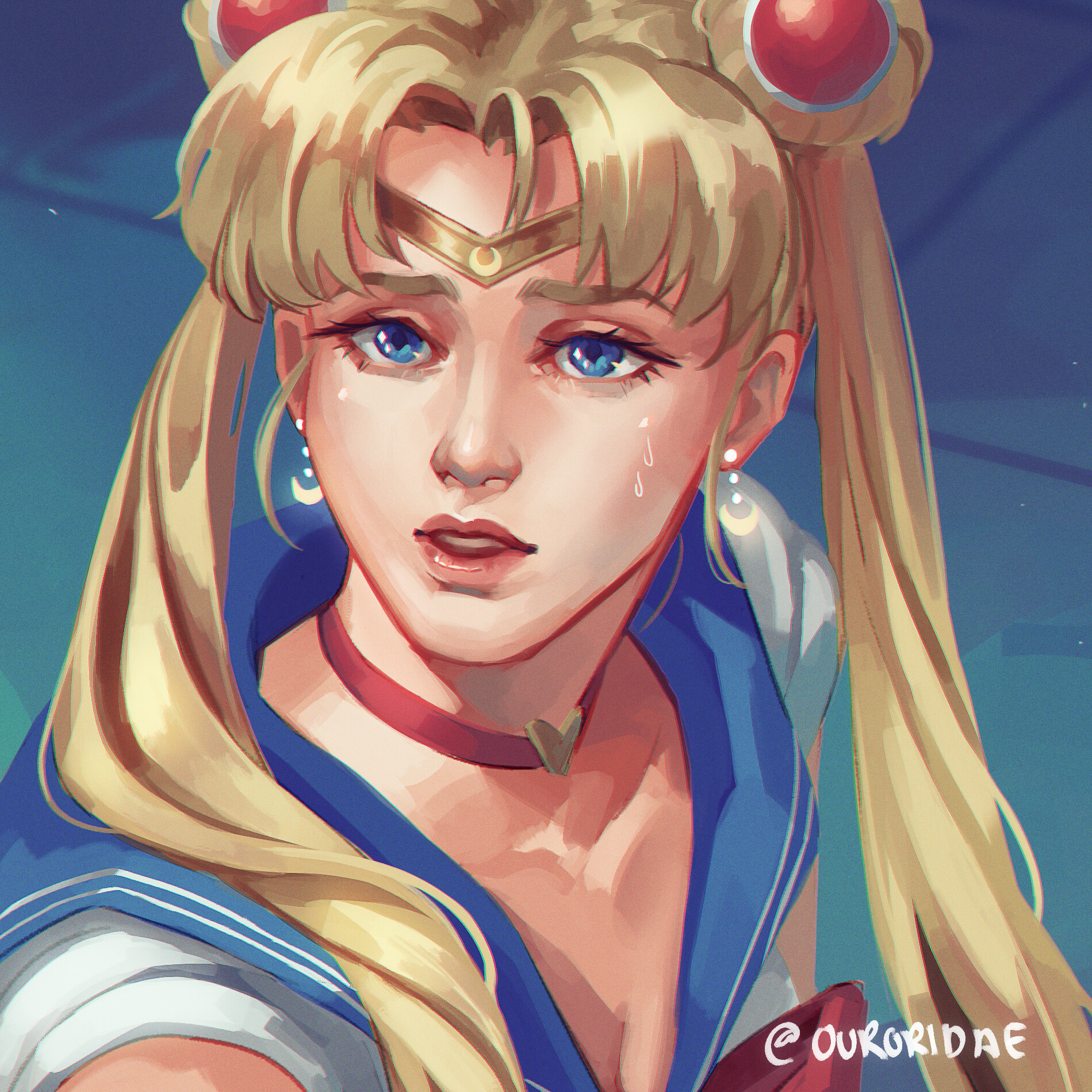 ArtStation - Sailormoon Screencap Redraw