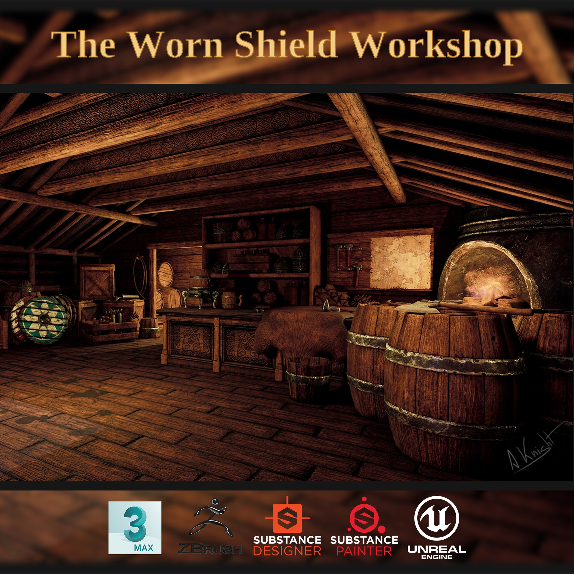 ArtStation - The Worn Shield Workshop