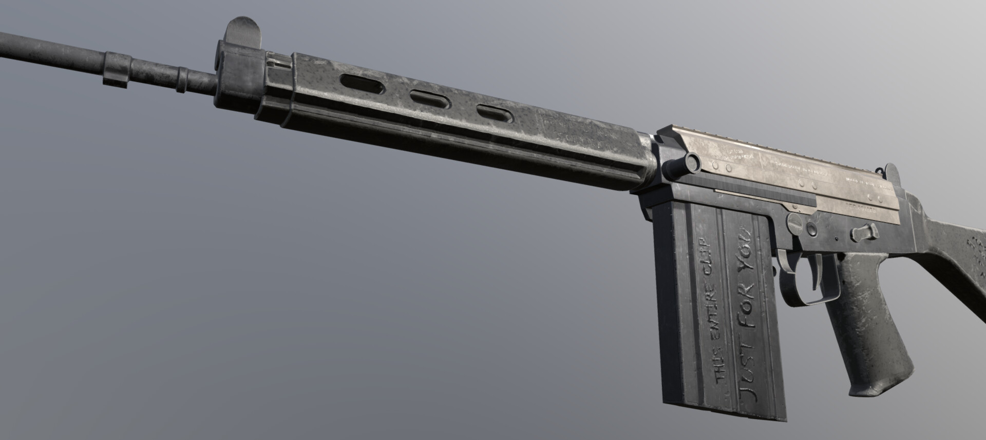 ArtStation - FAL Weapon Model