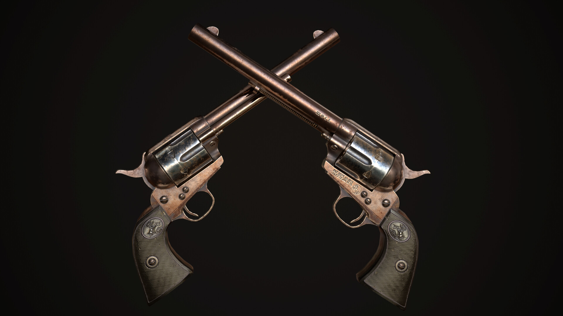 ArtStation - SCARCE 1897 Peacemaker Colt Single Action Army Revolver