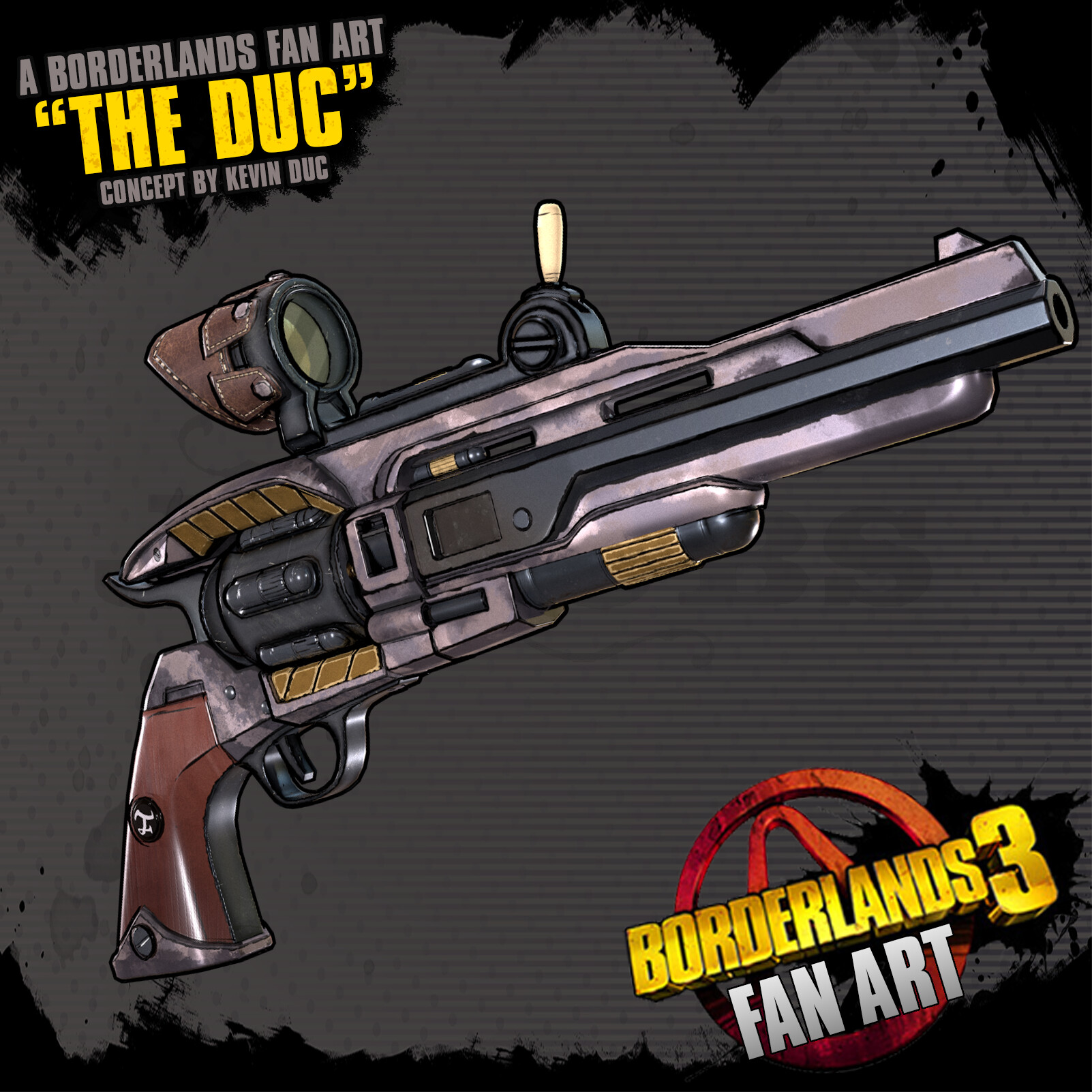 ArtStation - "The Duc" - A Borderlands 3 fan art (Concept by Kevin Duc)