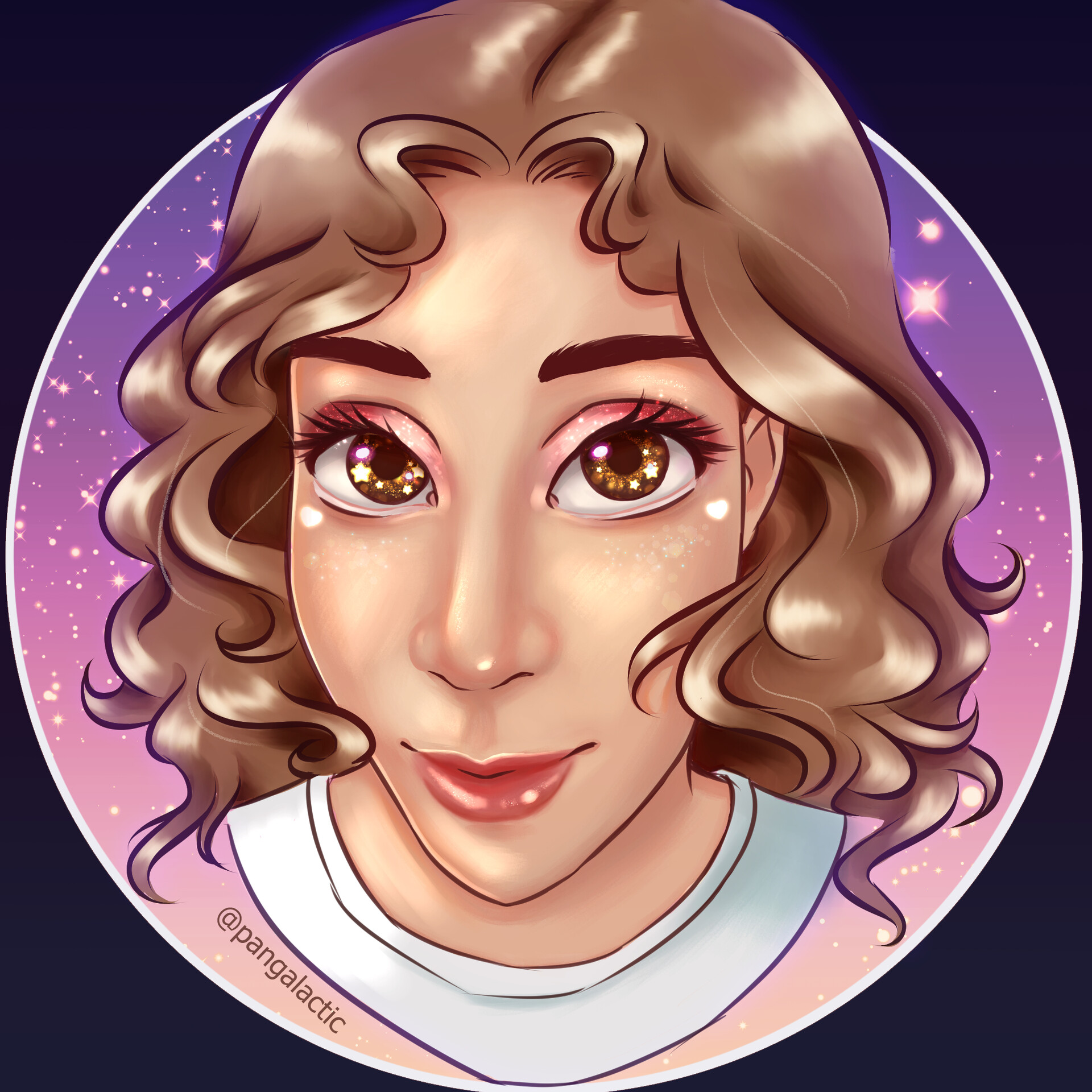 ArtStation - My first stylized portrait process