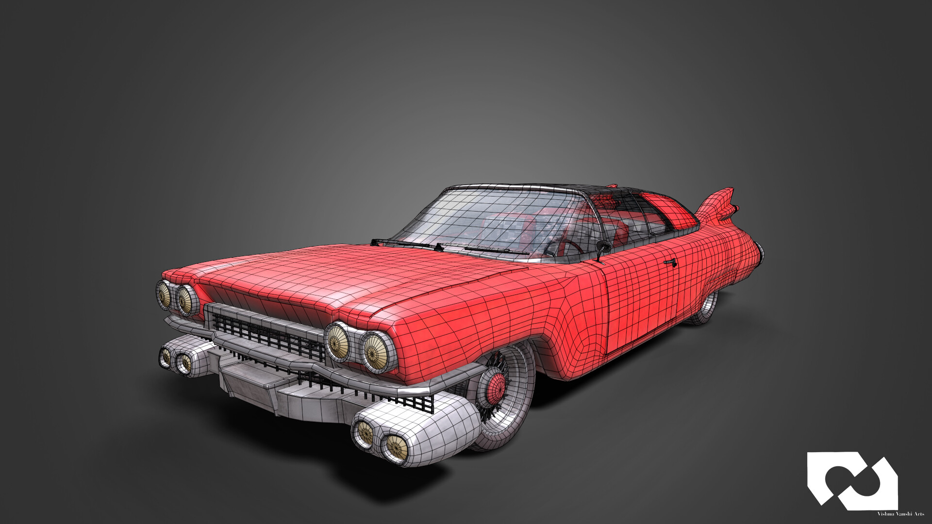 ArtStation - Low poly car for game
