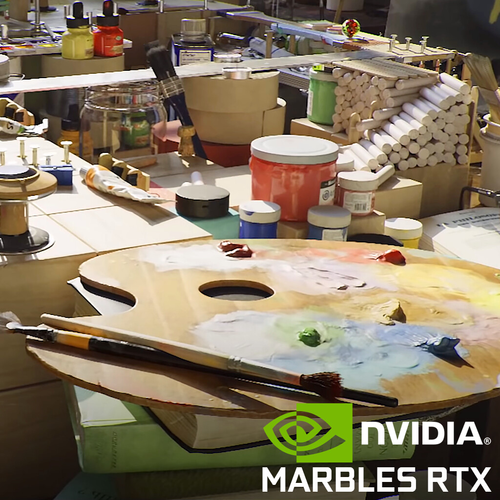 ArtStation - NVIDIA MARBLES RTX - Materials