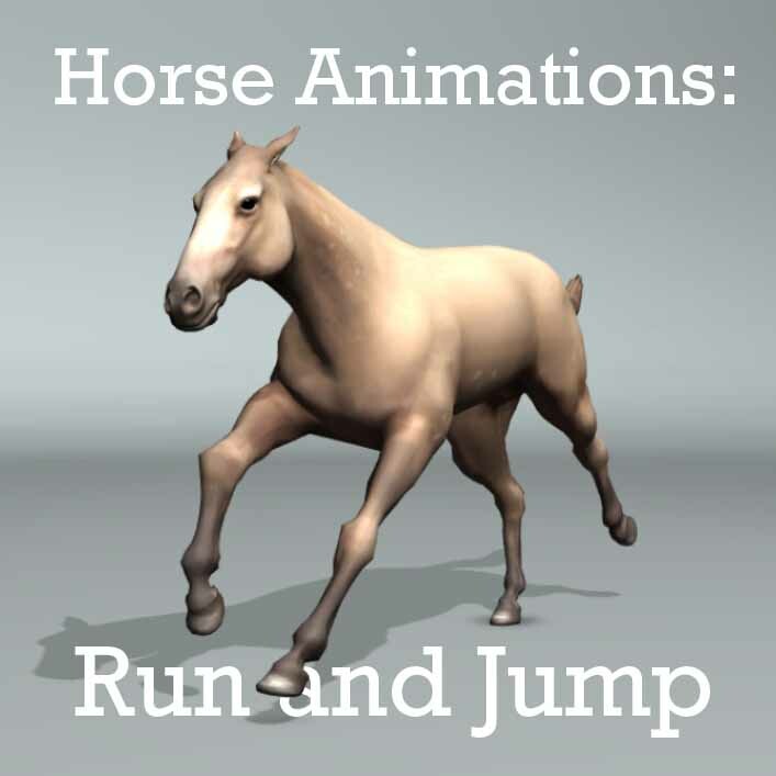 ArtStation - Horse Animations: Run Cycle and Jump