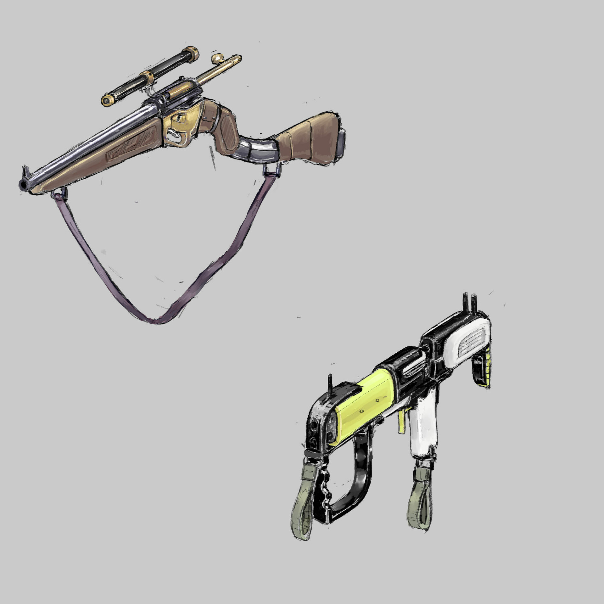 ArtStation - 3 Gun Designs