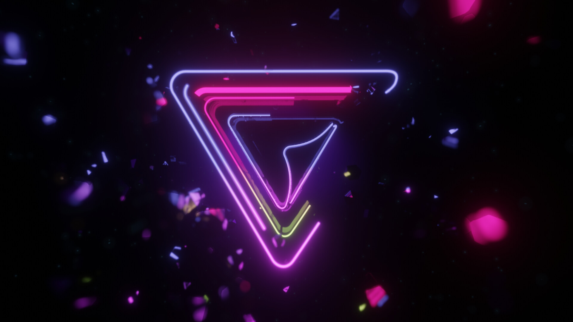 ArtStation - Neon logo animated in Blender Eevee