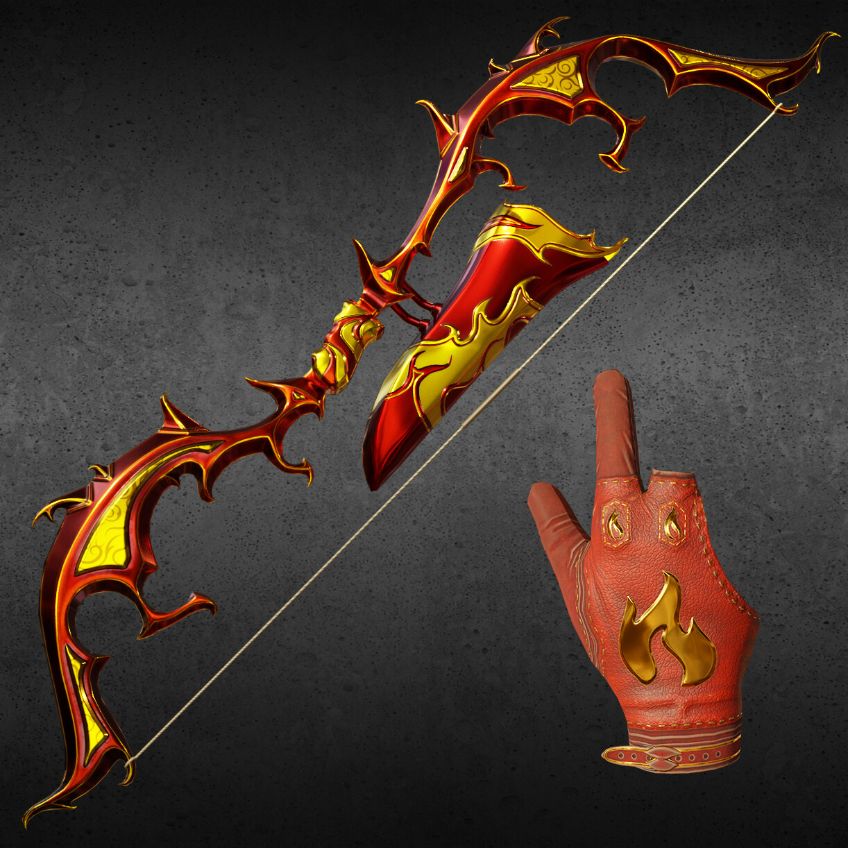 ArtStation - Flame Bow