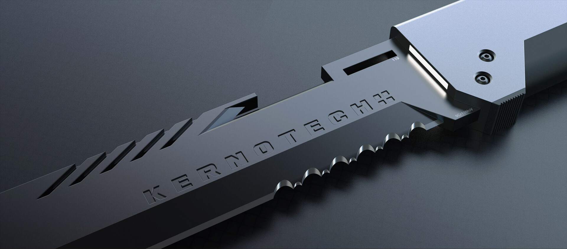 ArtStation - (K E R N O - T E C H) ¬ Survival Knife #001